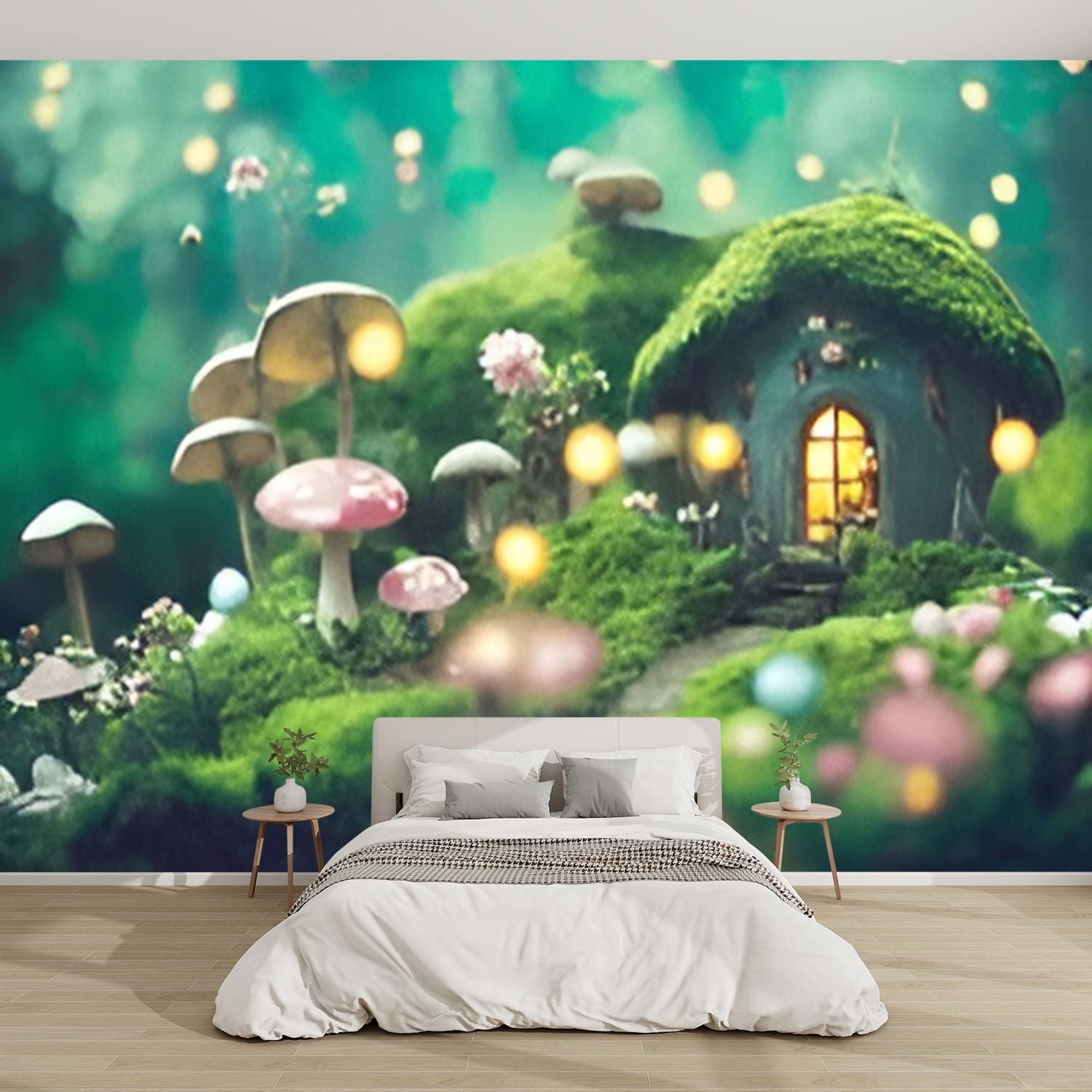 Modern Wallpaper Murals 3D Animation Scene Background 00001 House In A ...