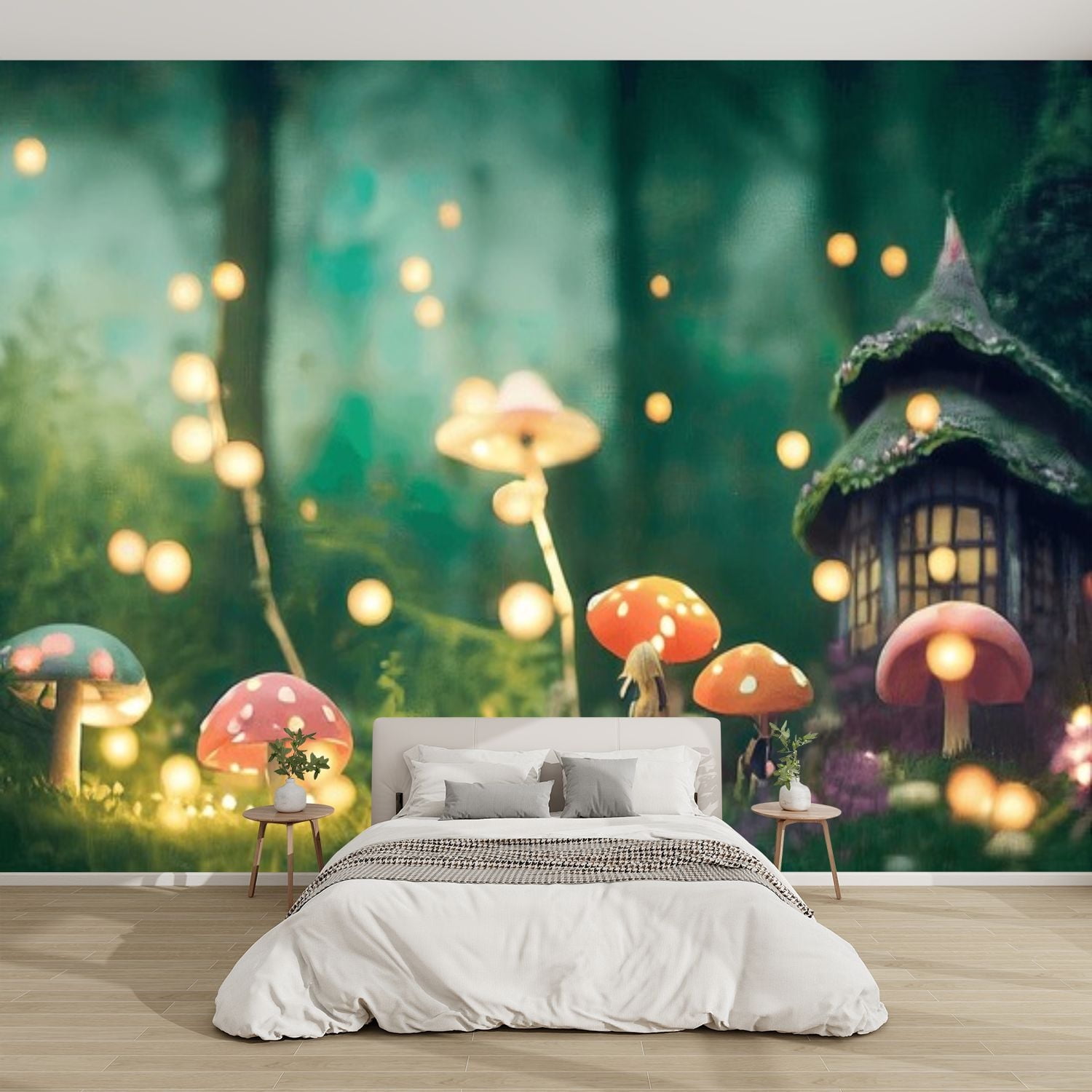 Modern Wallpaper Murals 3D Animation Scene Background 00012 House In A ...