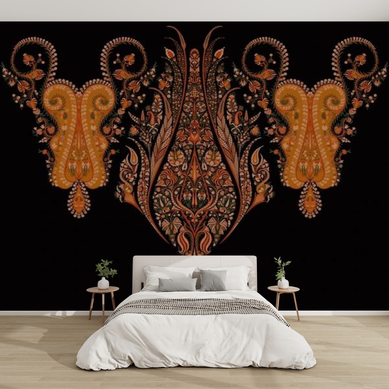 Modern Wallpaper Murals 3D Decorative seamless pattern motifs inspired ...
