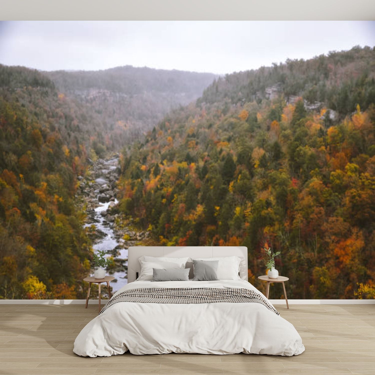 Modern Wallpaper Murals 3D Fall Loop Big Tennessee Peel and Stick ...