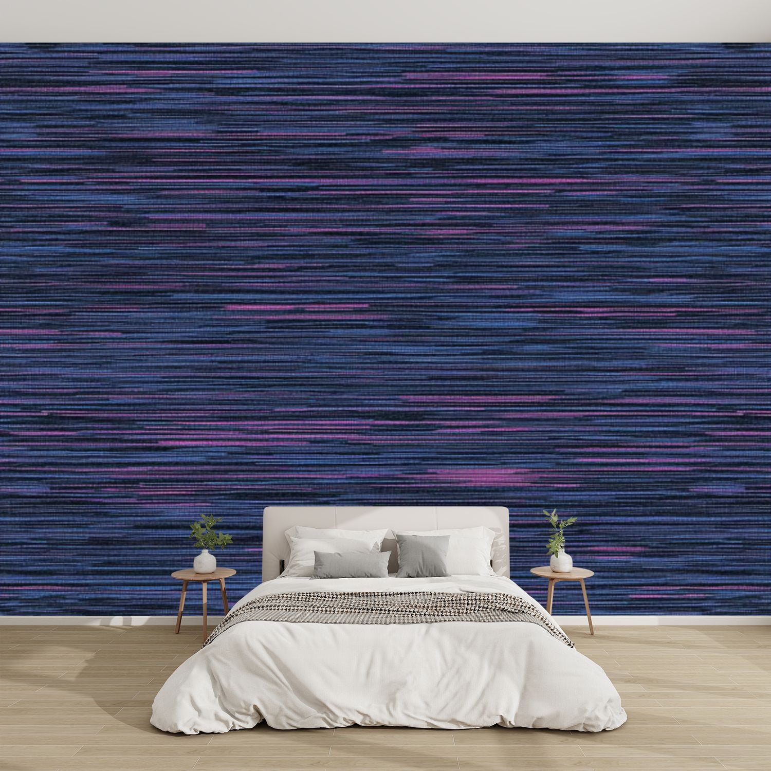 Modern Wallpaper Murals 3D Navy Blue Marl Heather Melange Seamless ...
