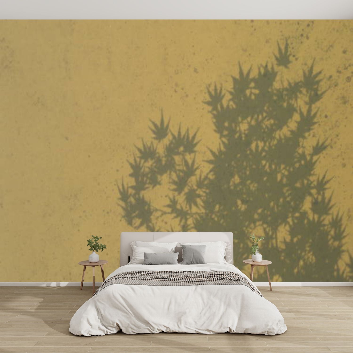 Modern Wallpaper Murals 3D Shadow Japanese Peel and Stick Removable ...