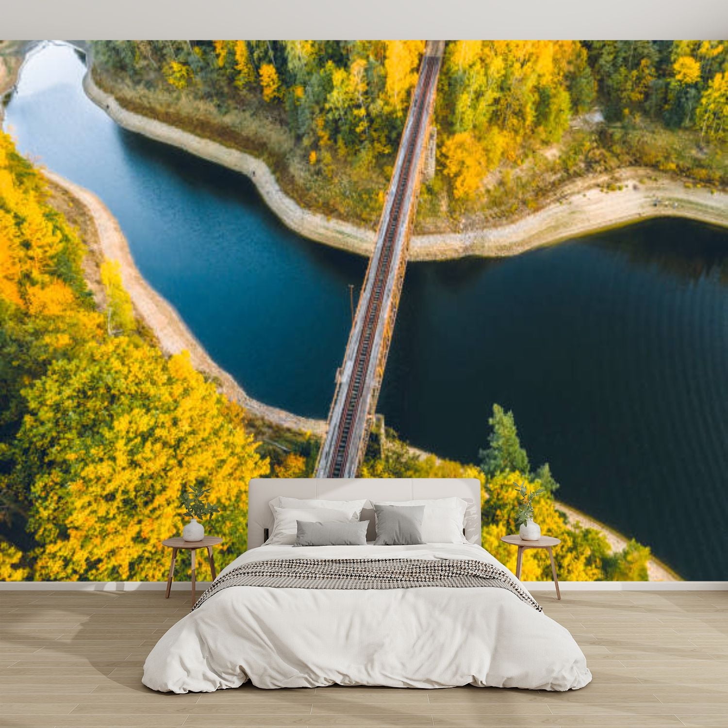 Modern Wallpaper Murals 3D The highest railway bridges Poland Peel and ...