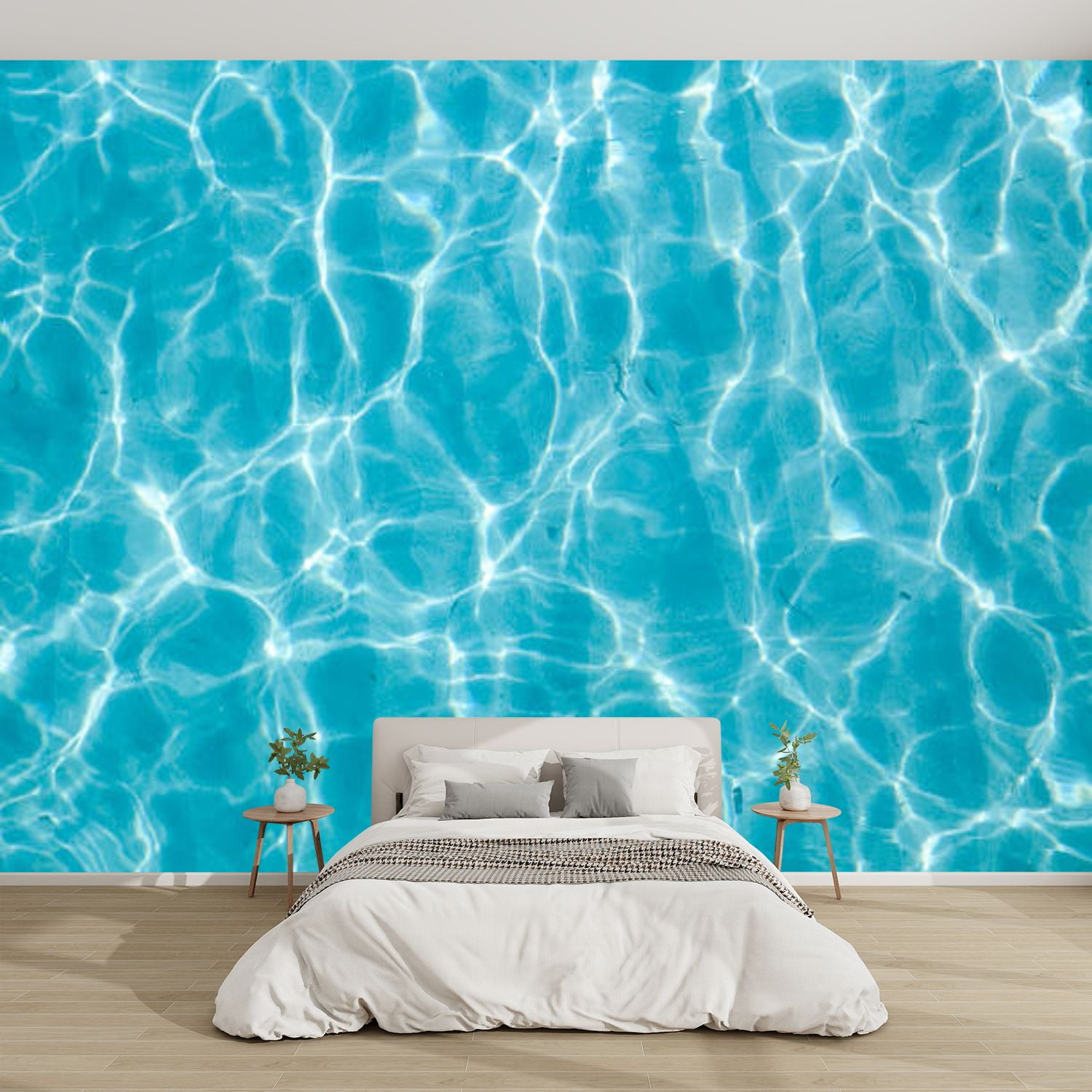 Modern Wallpaper Murals 3D Water ripple beach Peel and Stick Removable ...
