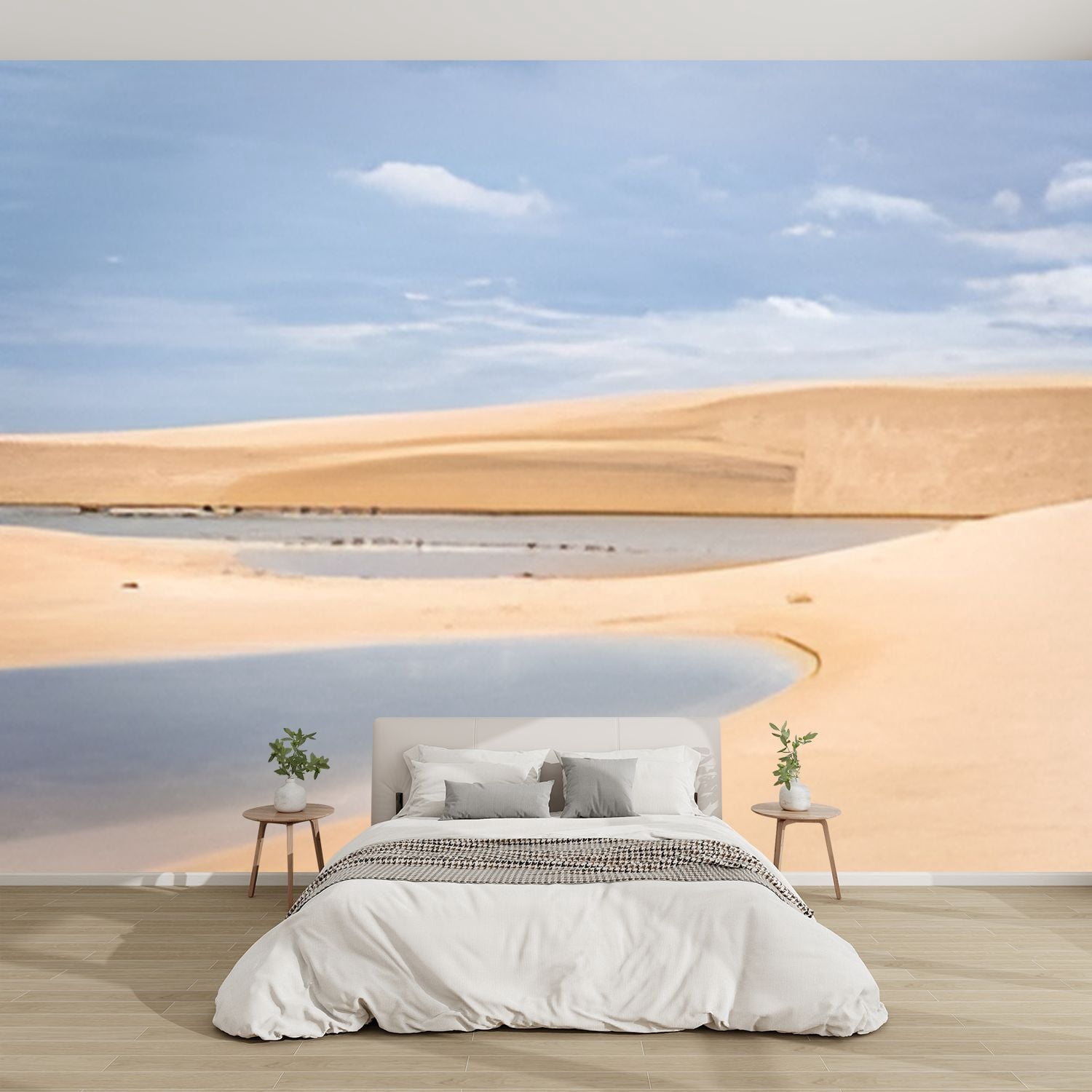 Modern Wallpaper Murals 3D The colorful vast desert landscape tall ...
