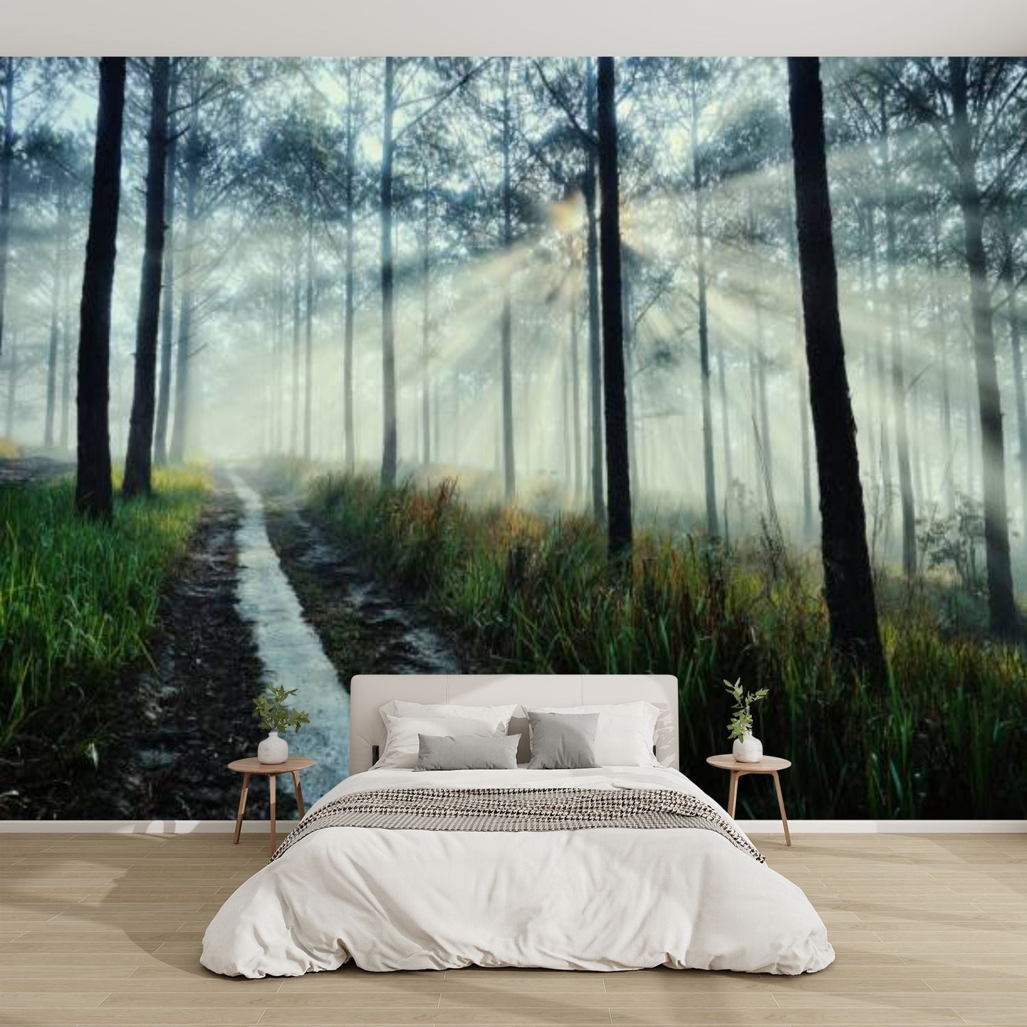 Modern Wallpaper Murals 3D dreamy exotic roads Peel and Stick Removable Self-Adhesive PVC Wall ...