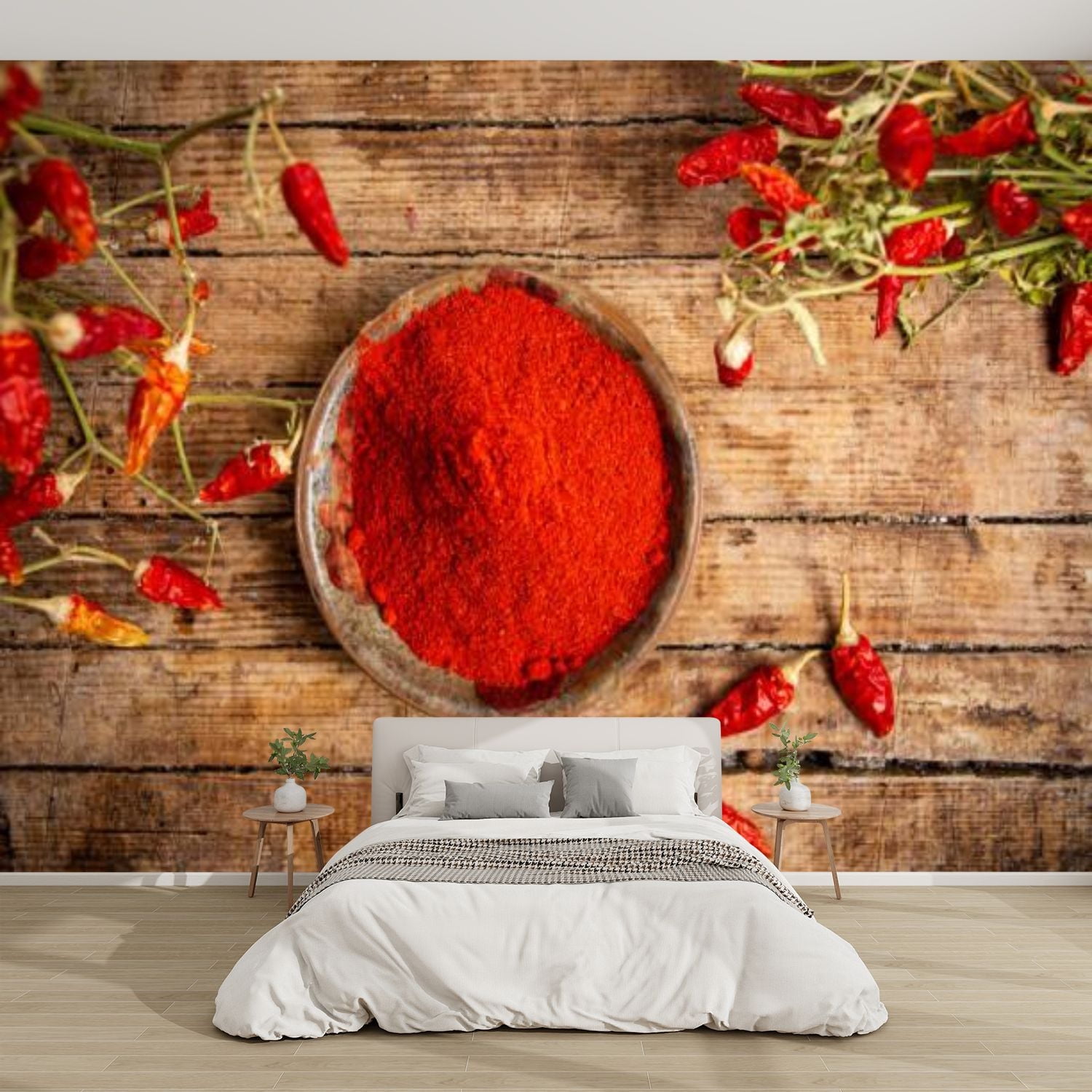 Modern Wallpaper Murals 3D grounded red stranded pictures royalty Peel ...