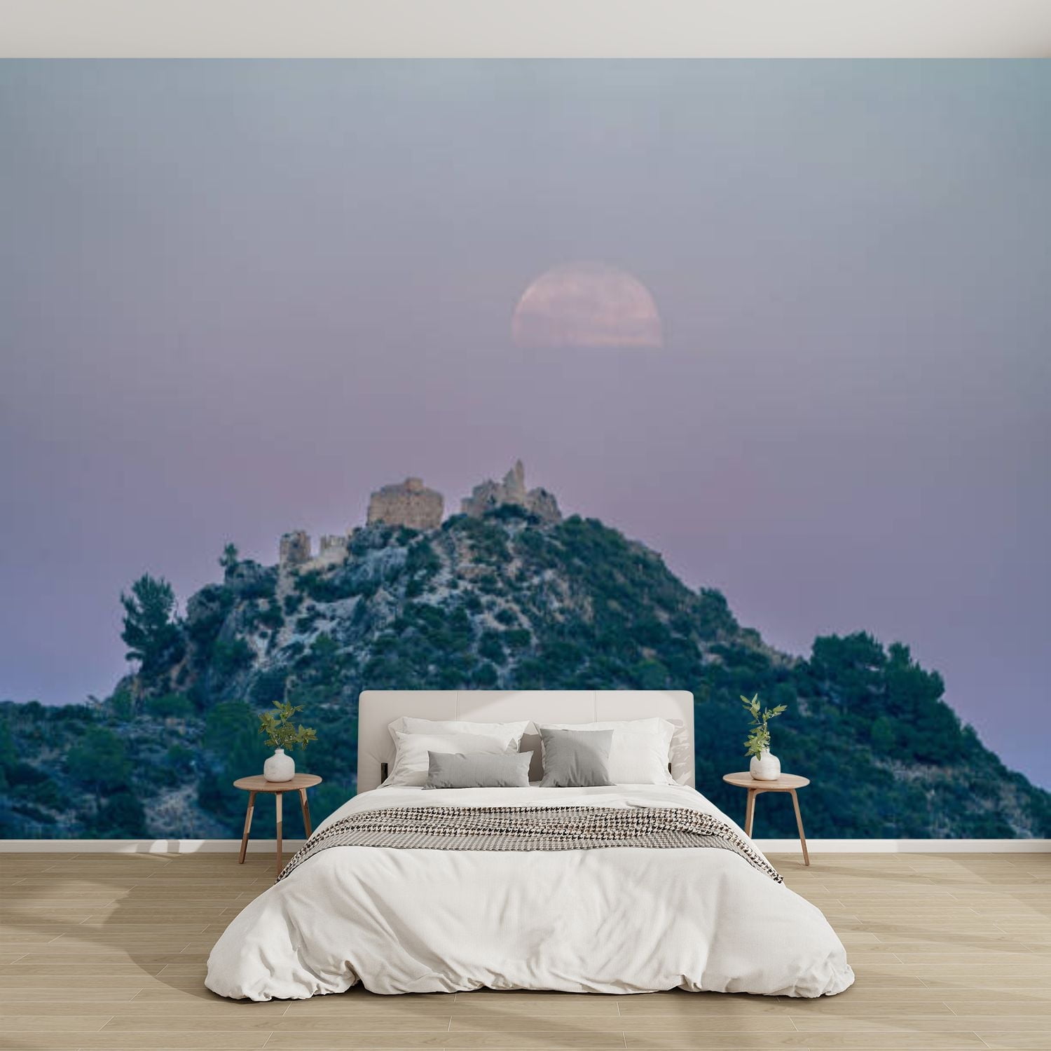 Modern Wallpaper Murals 3D mountain landscape stunning celestial ...