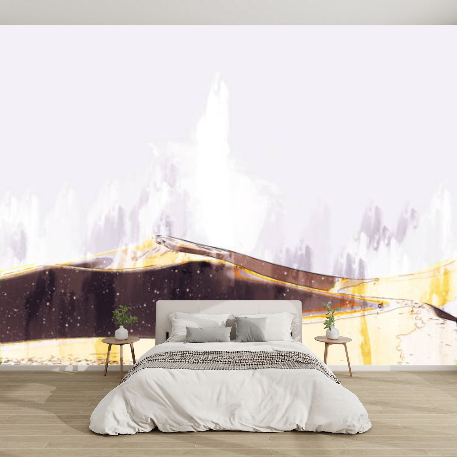 Modern Wallpaper Murals 3D sand dune desert Peel and Stick Removable ...