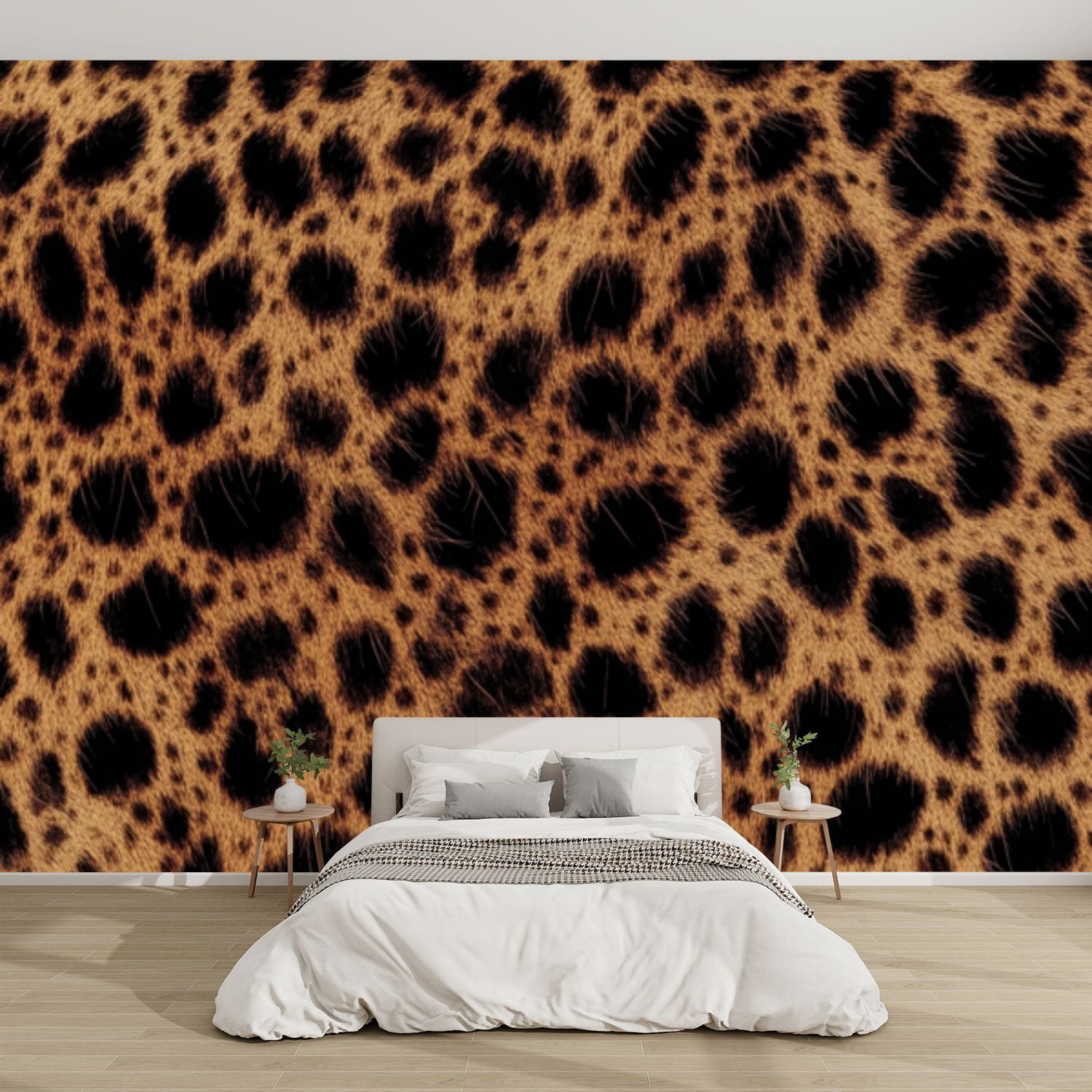 Modern Wallpaper Murals 3D seamless abstract leopard pattern wild ...