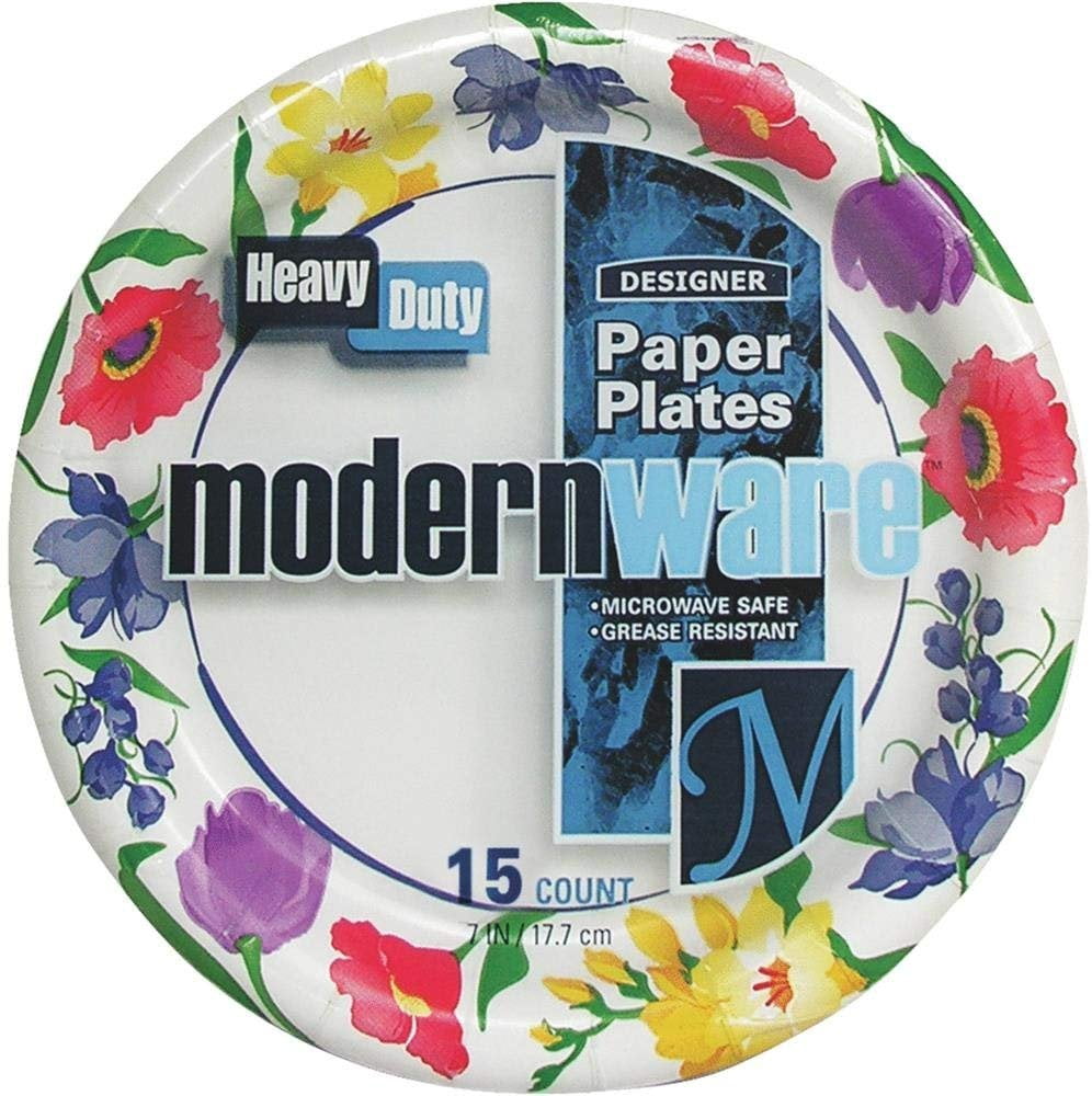 Modern Ware 7" Paper Plate - Smart Savers - Walmart.com
