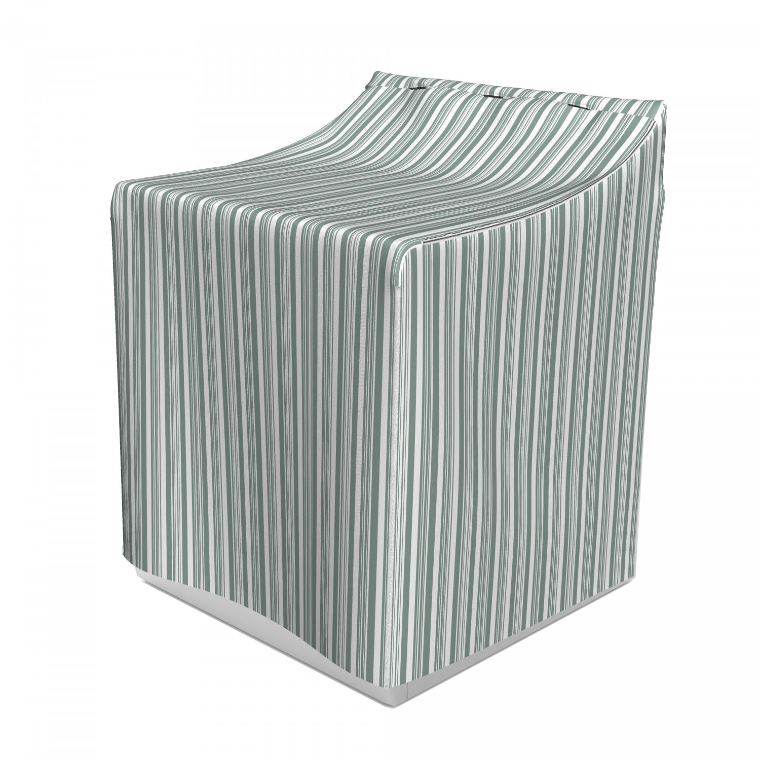 Modern Washer Cover, Vertical Thin and Bold Stipes Optical Pattern ...