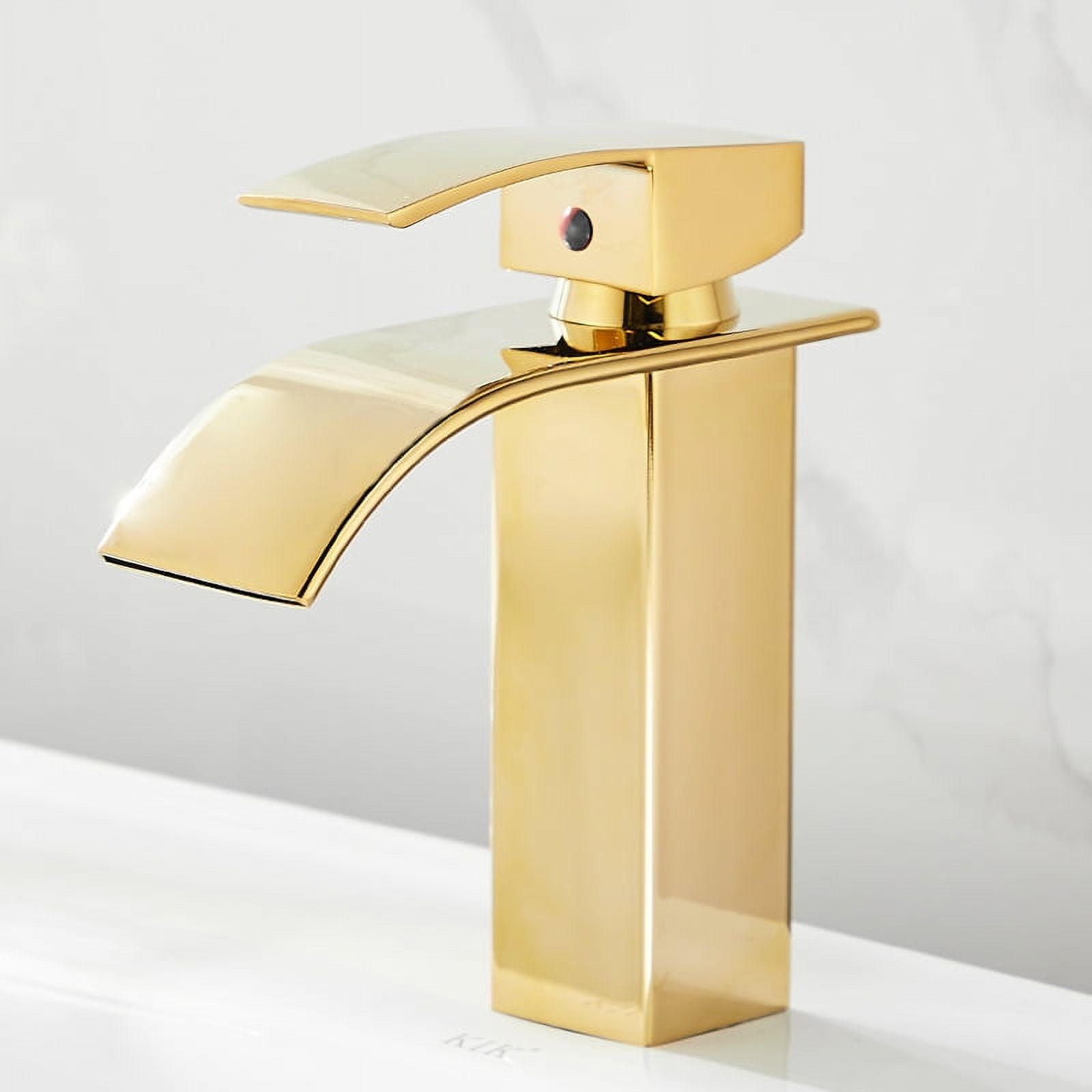 Modern Waterfall Basin Faucet Bathroom Toilet Tap Deck Mounted Mixer ...