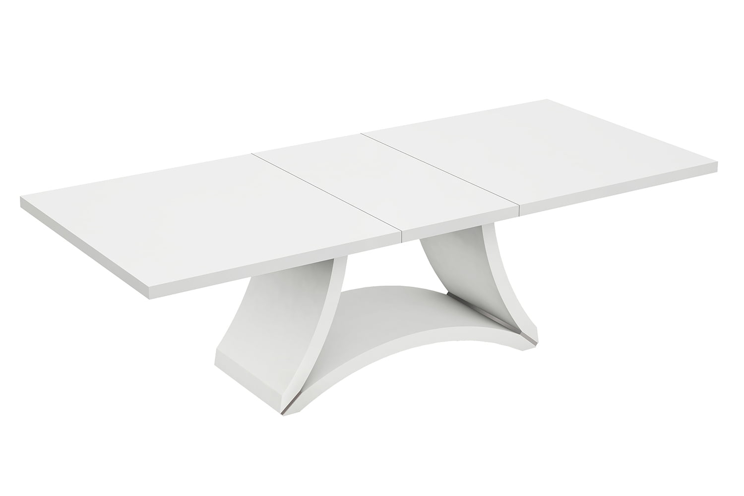 Modern White High Gloss Finish Dining Table - Walmart.com