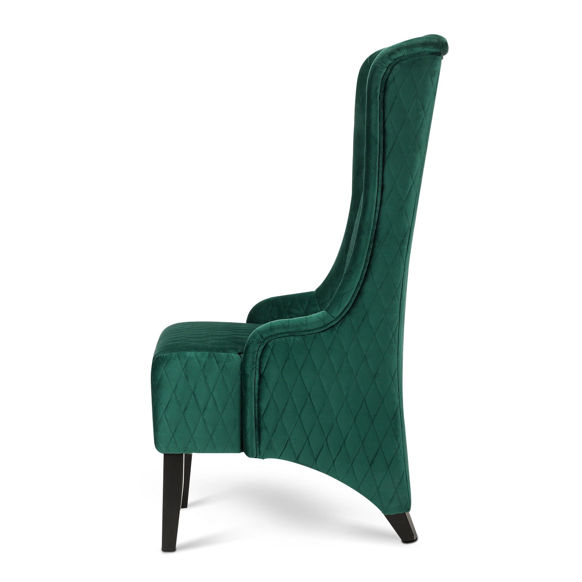 Modern Wide Wing Back Chair ,Side Chair for Living Room Retro Green ...
