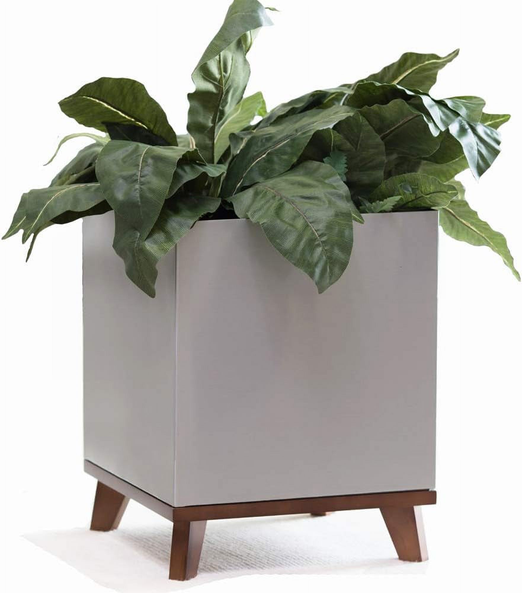 Modern Window Box Planter with L Brackets. Madeira Window Box Planter ...