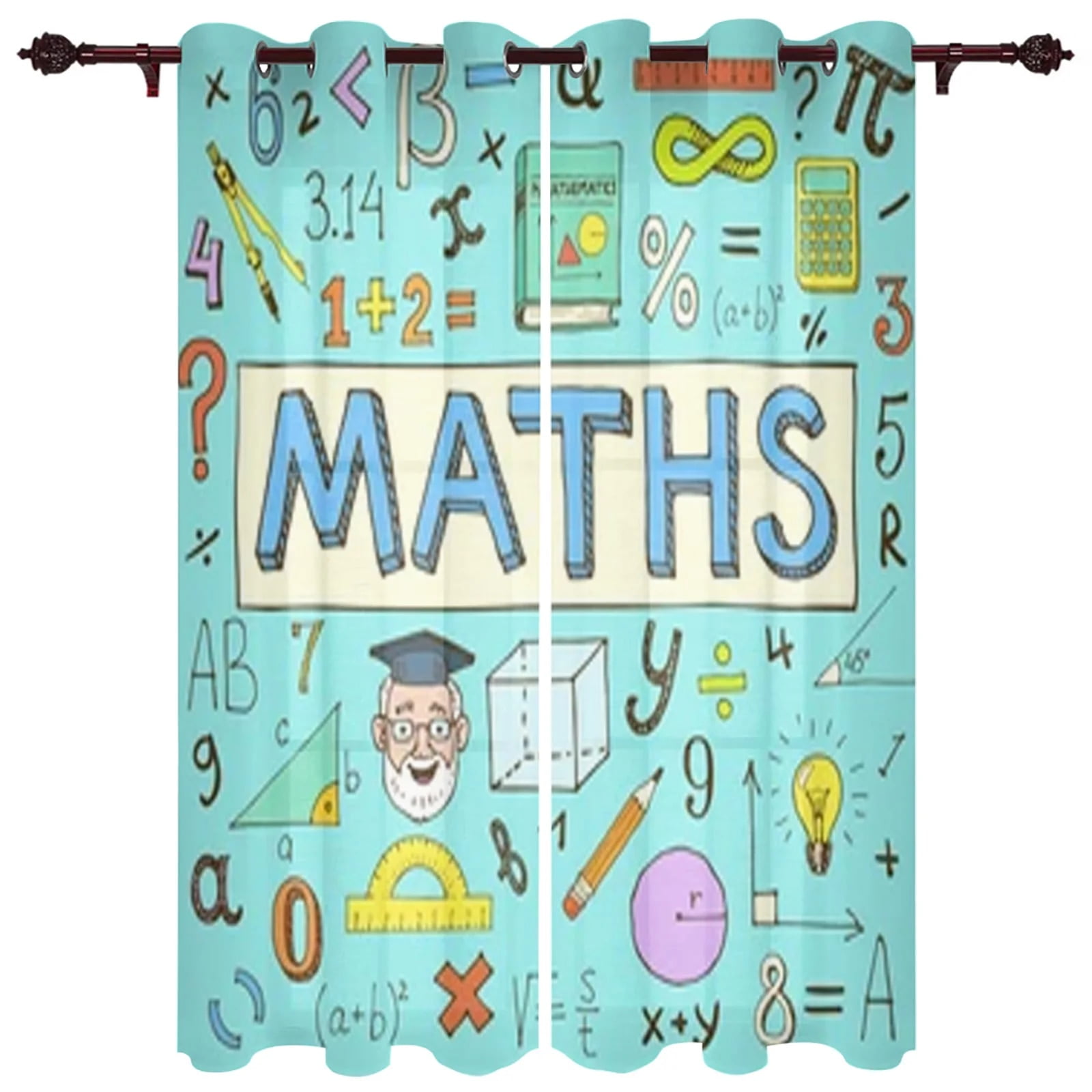 Modern Window Curtains for Living Room Biology Cell Structure Pattern ...