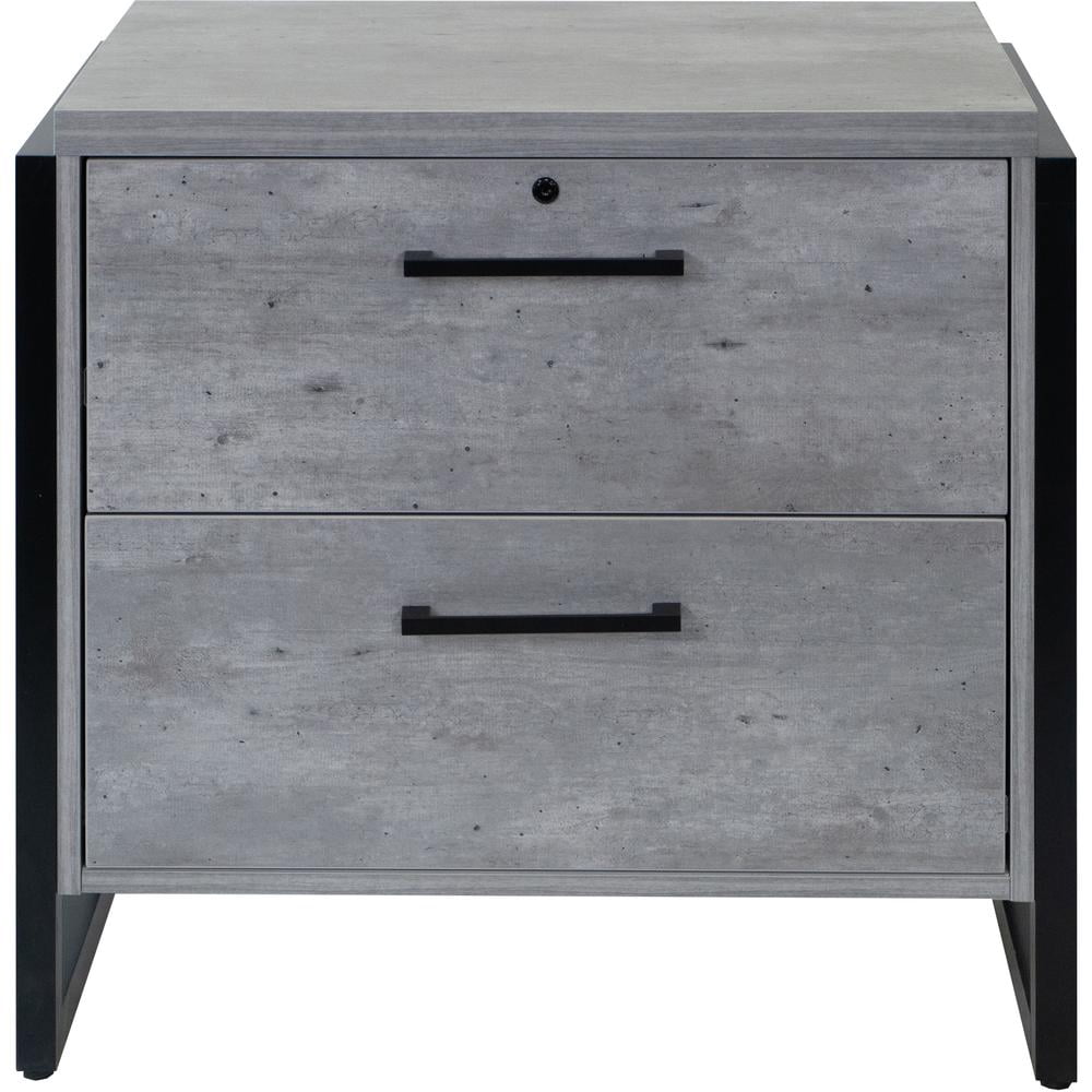Modern Wood Laminate Lateral File Drawer Locking Fully Assembled ...