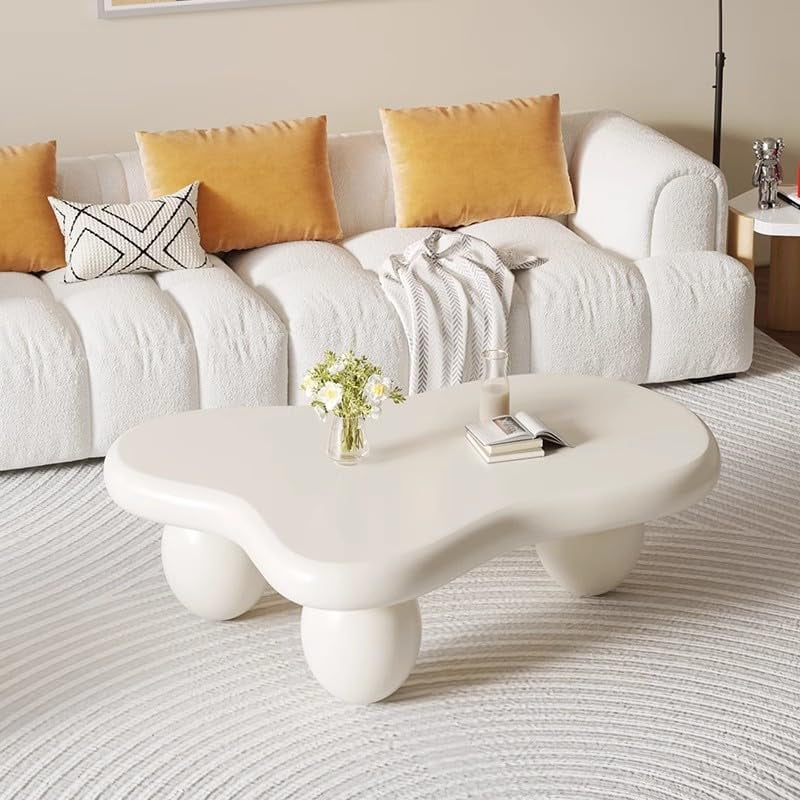 Modern Wooden Coffee Table Cloud Coffee Table Cute Central Living Room ...