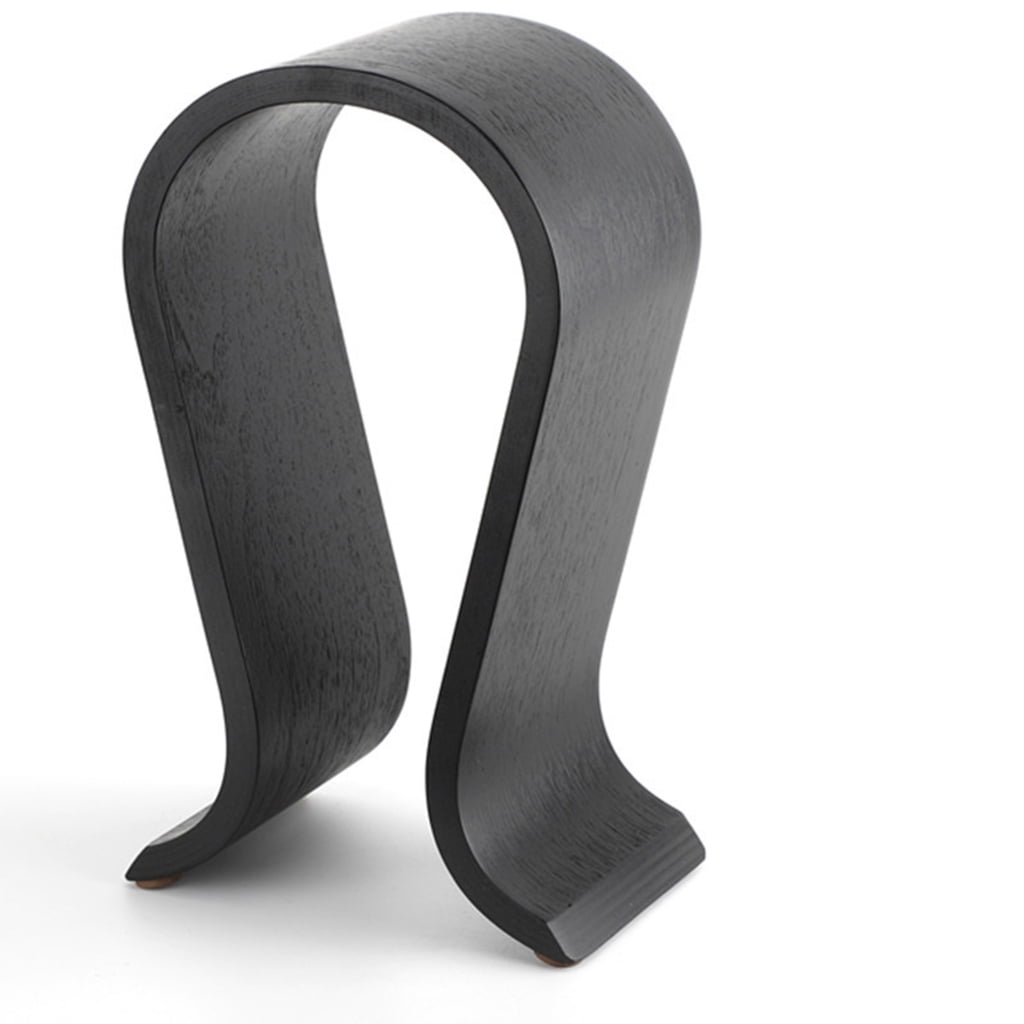 Modern Wooden Headset Holder Desktop Organiser Rack for Most Over Ear ...