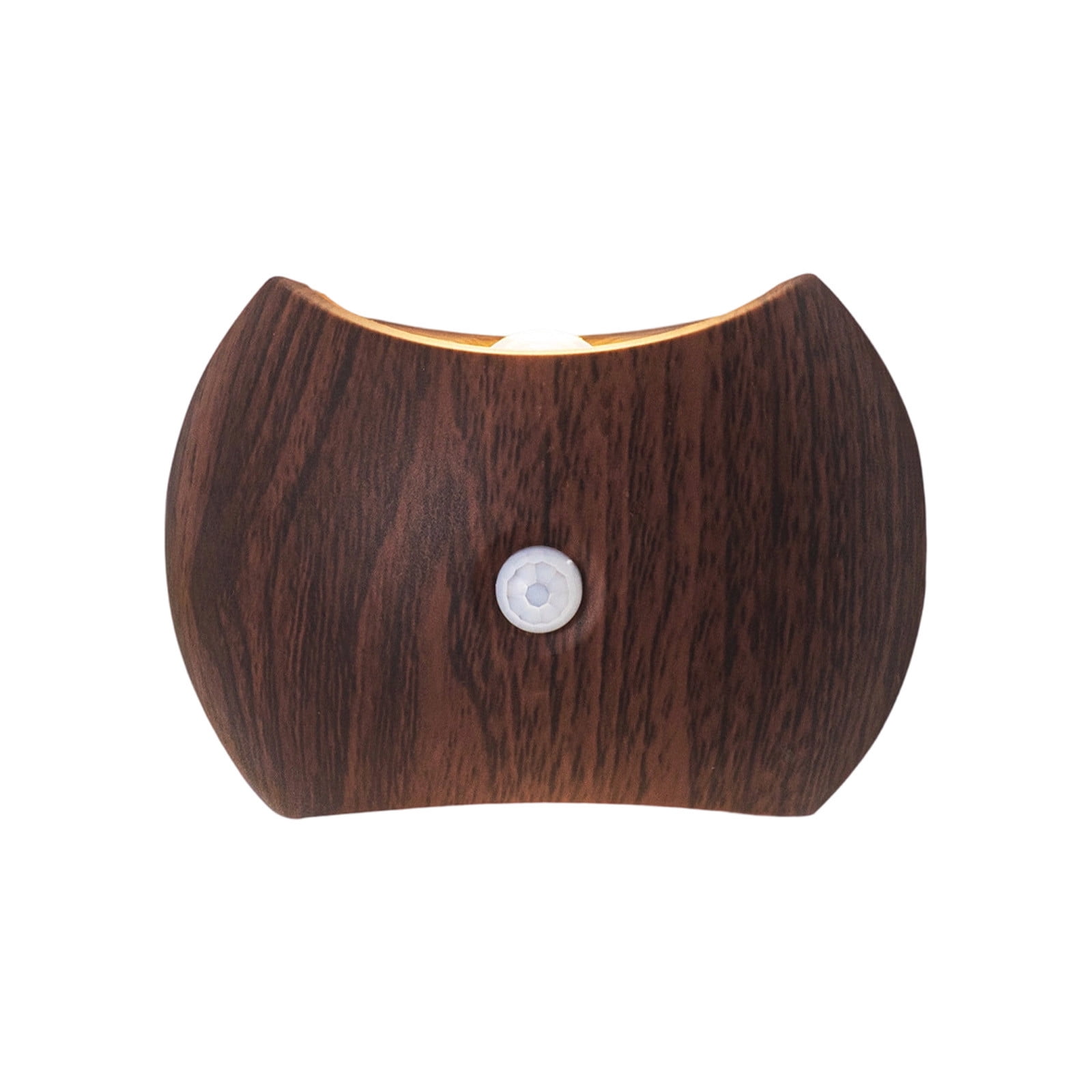 Modern Wooden Rechargeable Wall Lamp Ambient Lighting Minimalist Design ...
