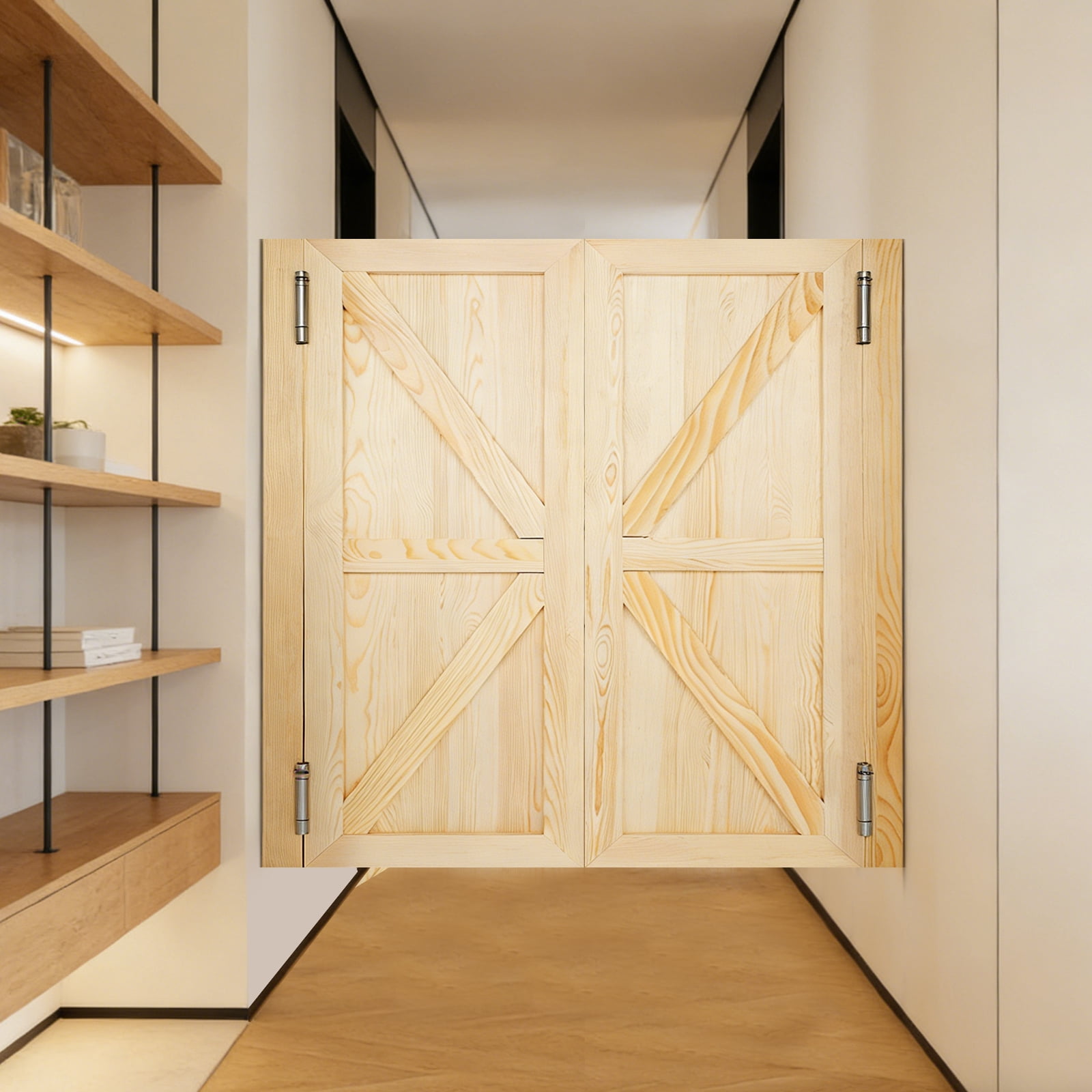 Modern Wooden Swing Doors with Hinges for Home & Commercial Use - Easy ...