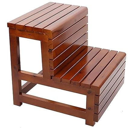 Modern Wooden stepstool Step Bench Rectangle Wooden Mat Shower Stool ...