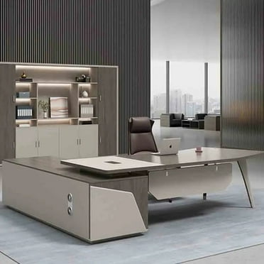 OFM Marque Series Model 55312 Double Unit Plexi Reception Desk Station ...