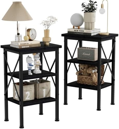 Modern X-Design Nightstands Side End Table Night Stand - Walmart.com