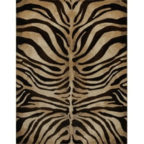 Home Dynamix Tribeca Fawn Contemporary Animal Print Area Rug, Dark ...