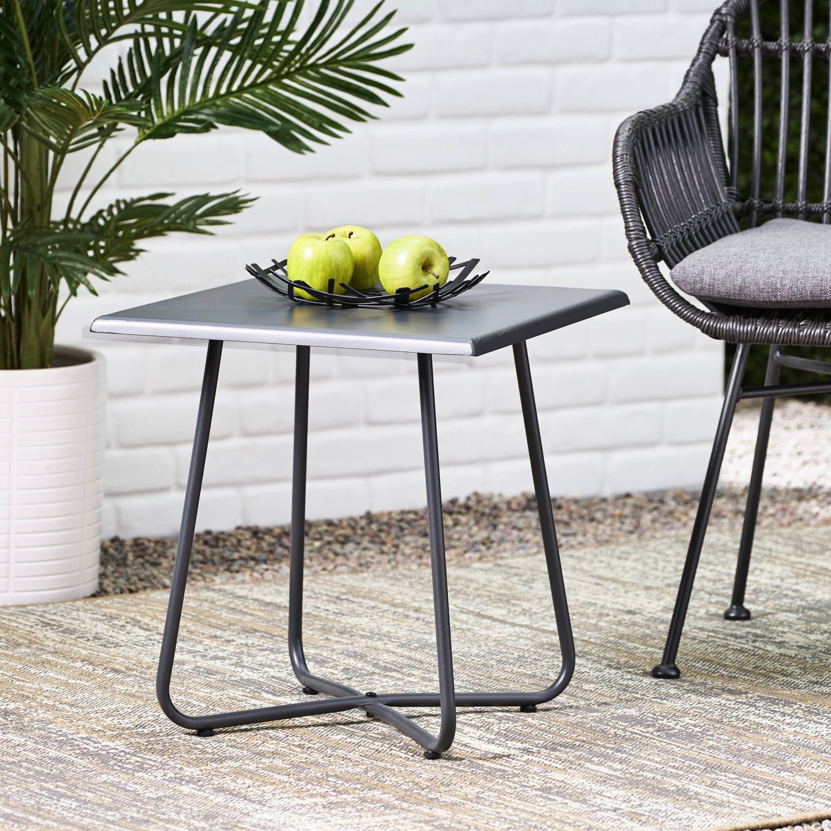 Modern and Durable Design - Ideal Side Table for Outdoor Sofa, Adds ...