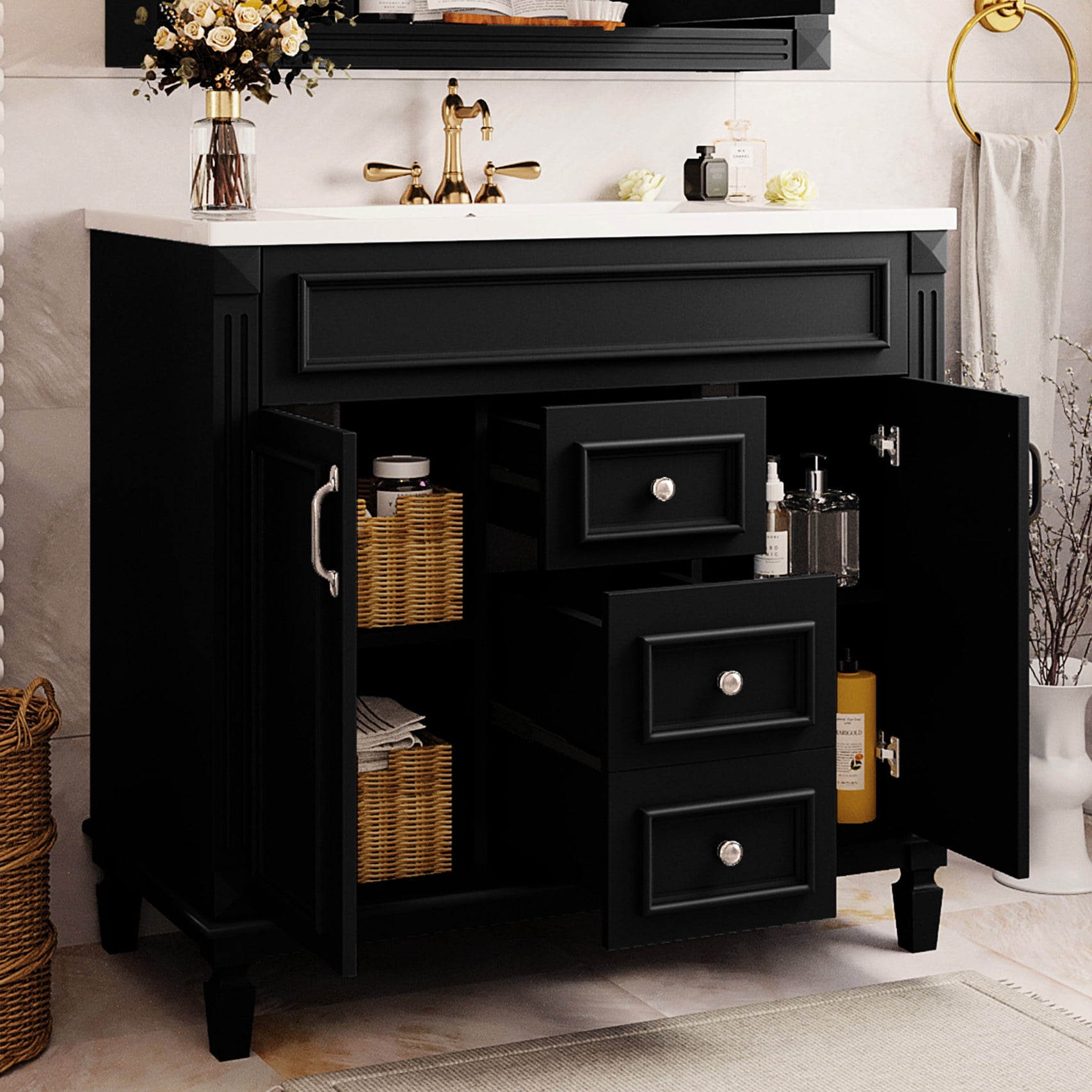 Modern and Functional Storage - Enhance Your Bathroom with Ample Space ...
