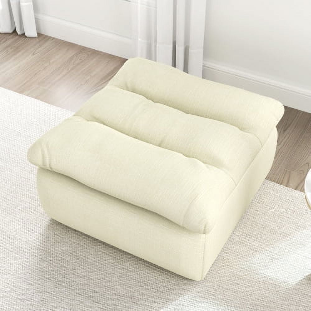 Modern armless and backless sofa chair,Comfy Accent Bean Bag Couch ...