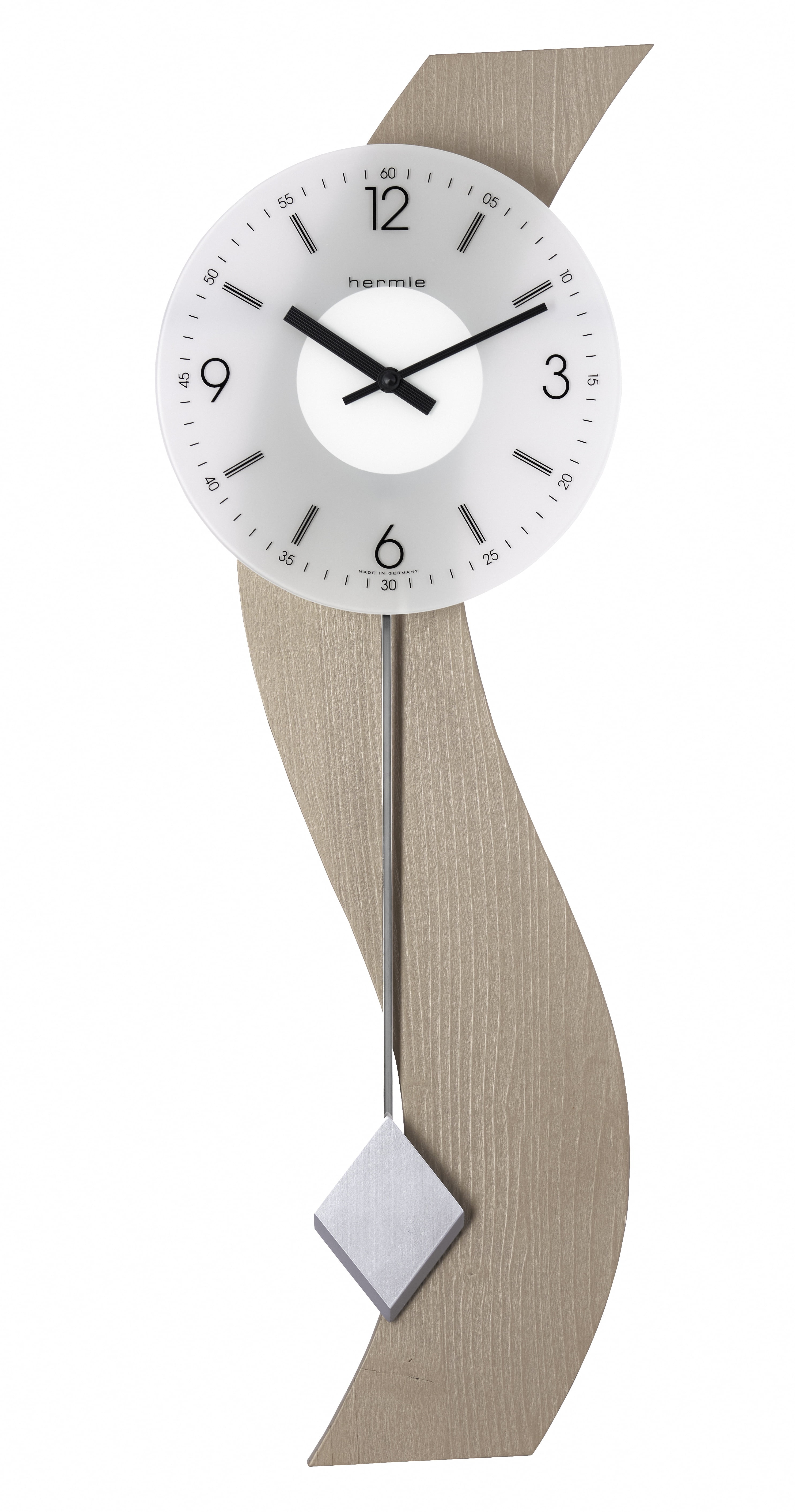 Modern clock with quartz movement from Hermle - Walmart.com