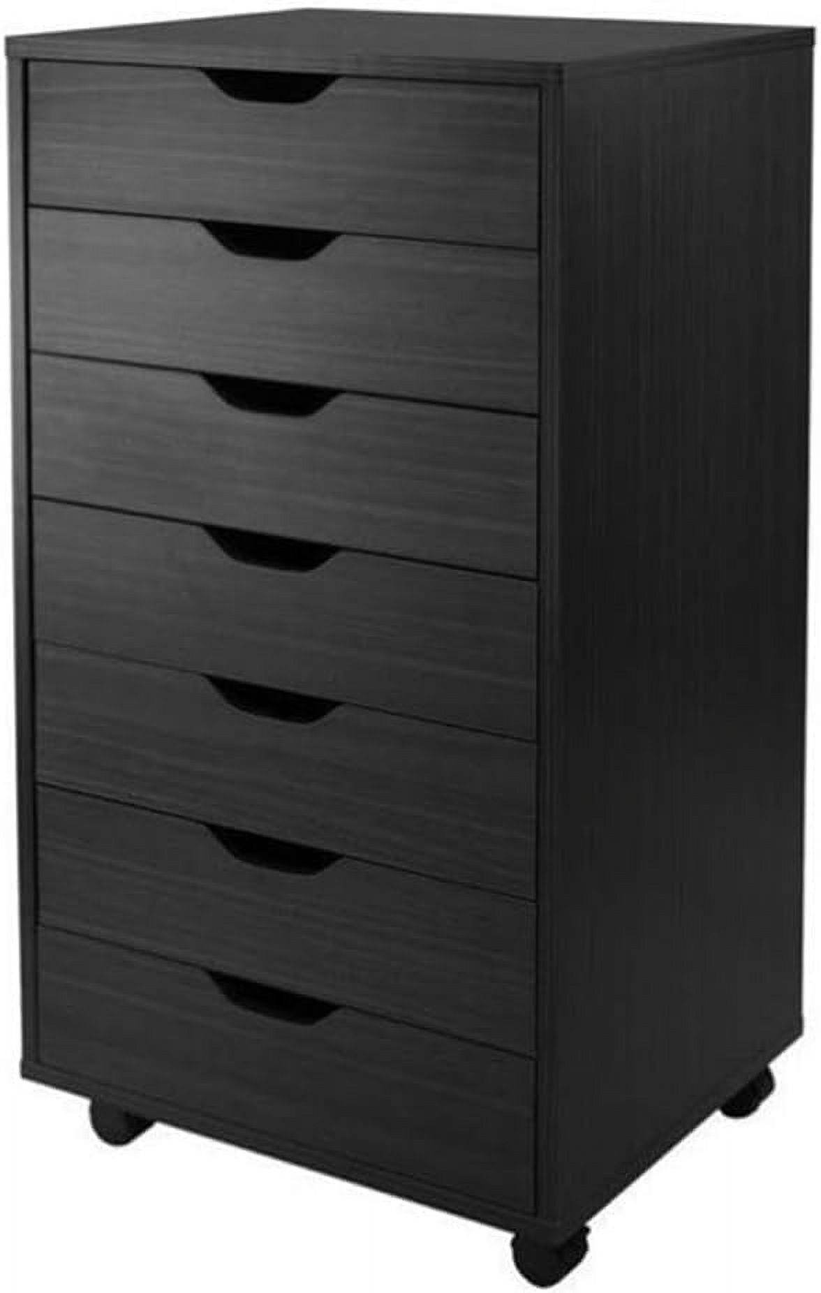 Modern composite wood storage cabinet with multiple drawers - Walmart.com
