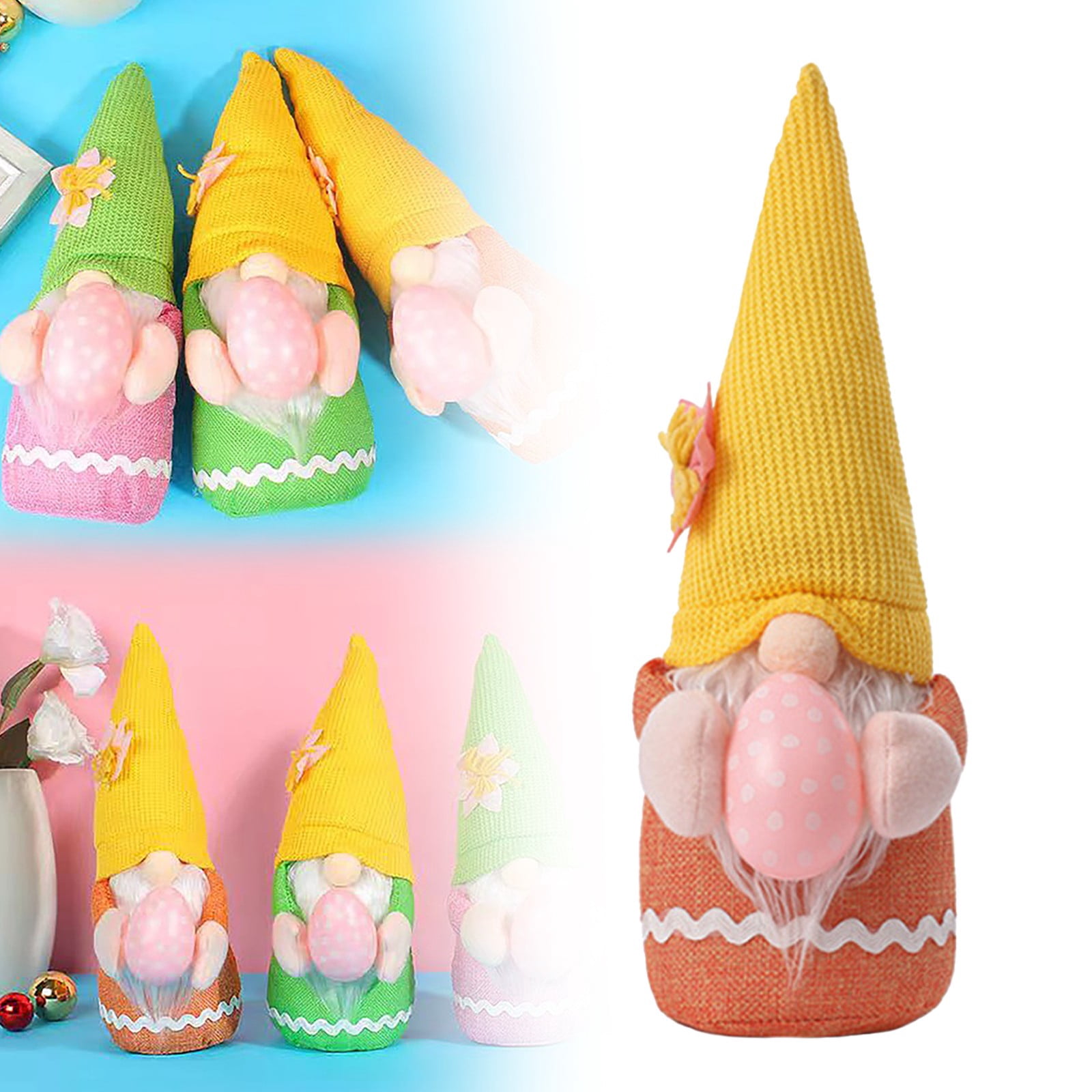 Modern decor accents! Easter Gnomes Plush Decorations Faceless Easter ...