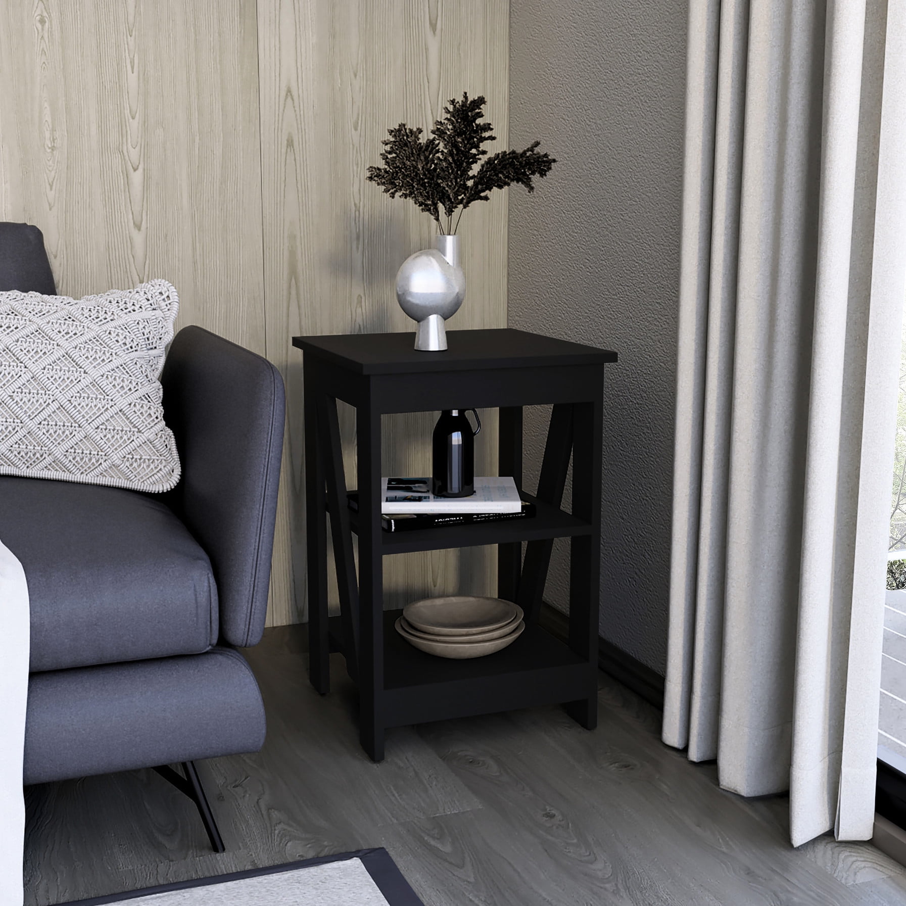 Modern design with storage shelves - Hallway table for small apartments ...