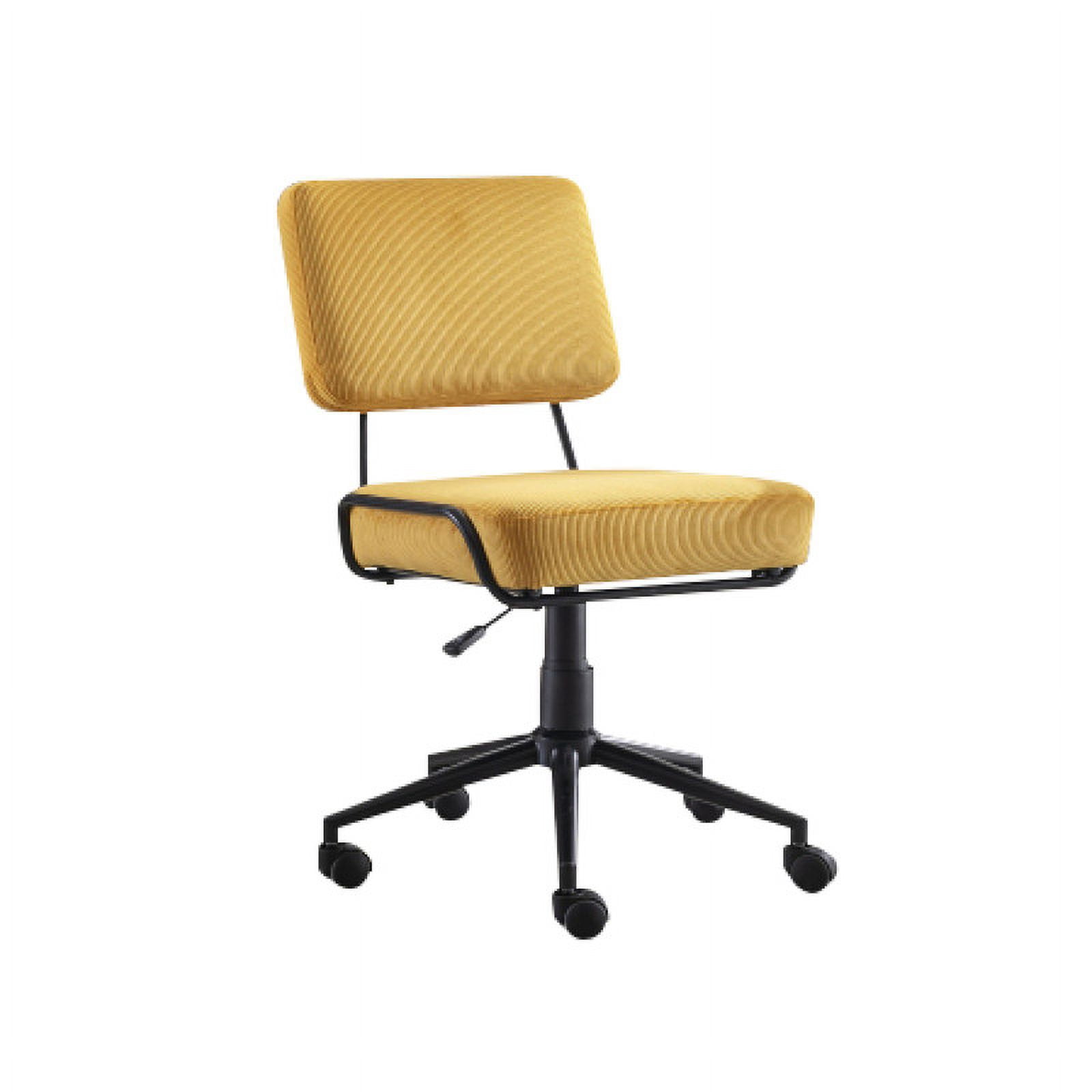 Modern gaming chair Yellow desk chair Corduroy executive chair ...