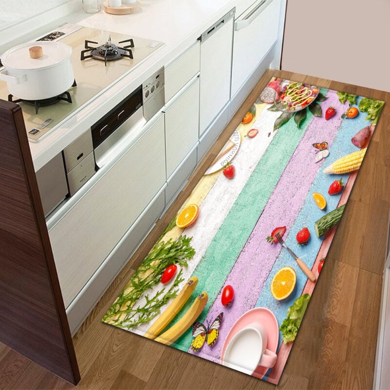Modern kitchen door mat decoration bathroom bedroom non-slip carpet ...