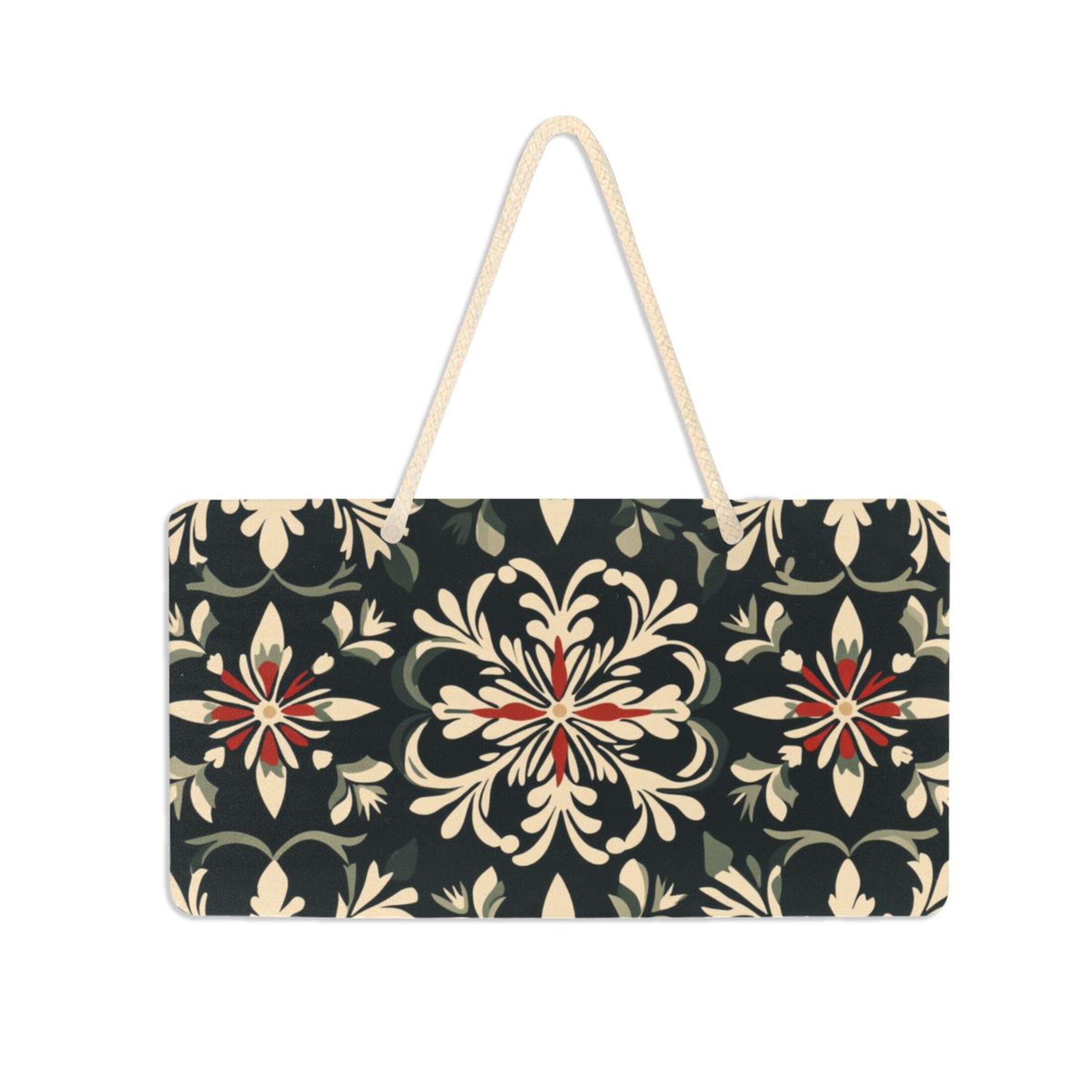 Modern minimalist door sign, home door sign, easy to install. Art Flowers Pattern - Walmart.com