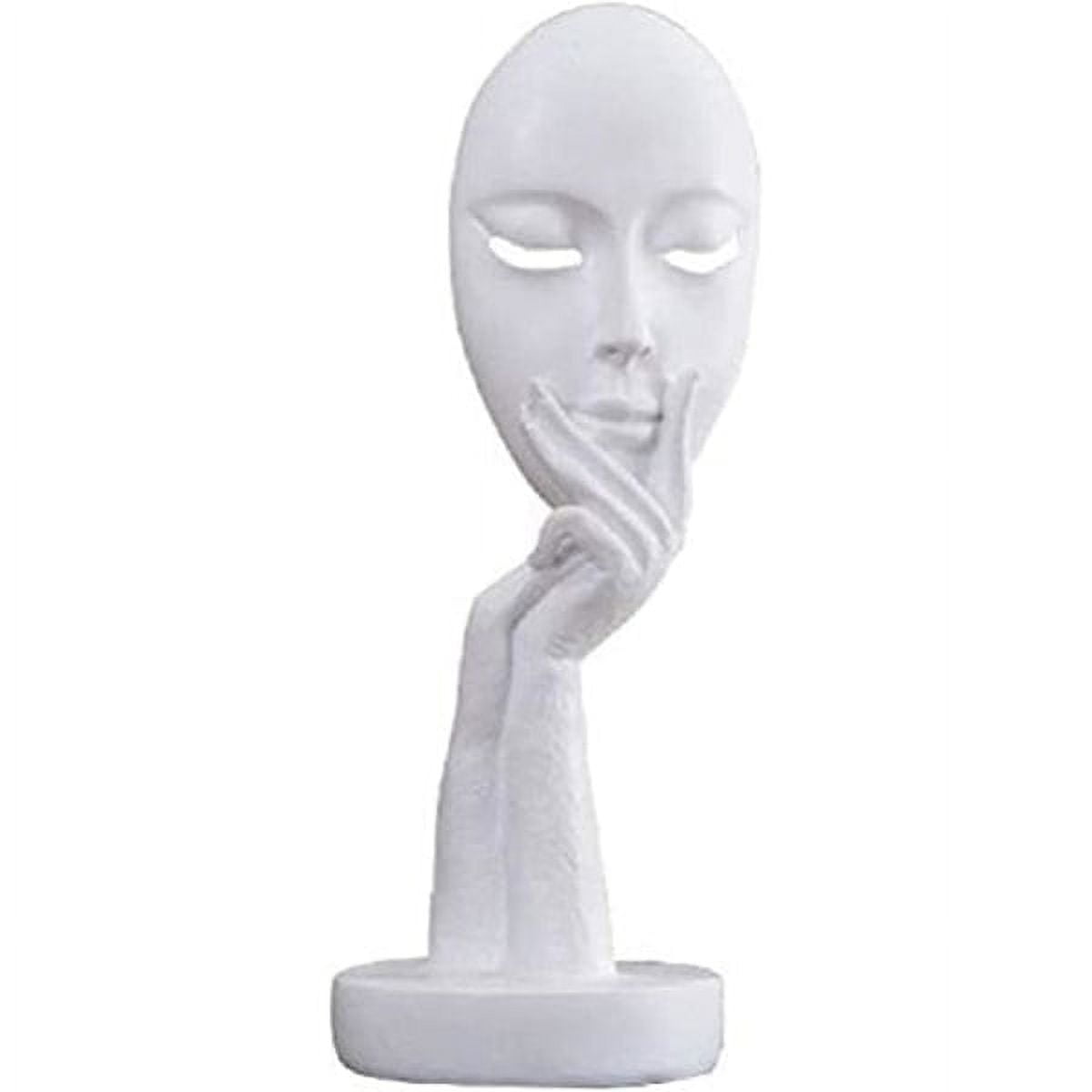Modern minimalist statue of a woman's face Sculpture figure - Walmart.com