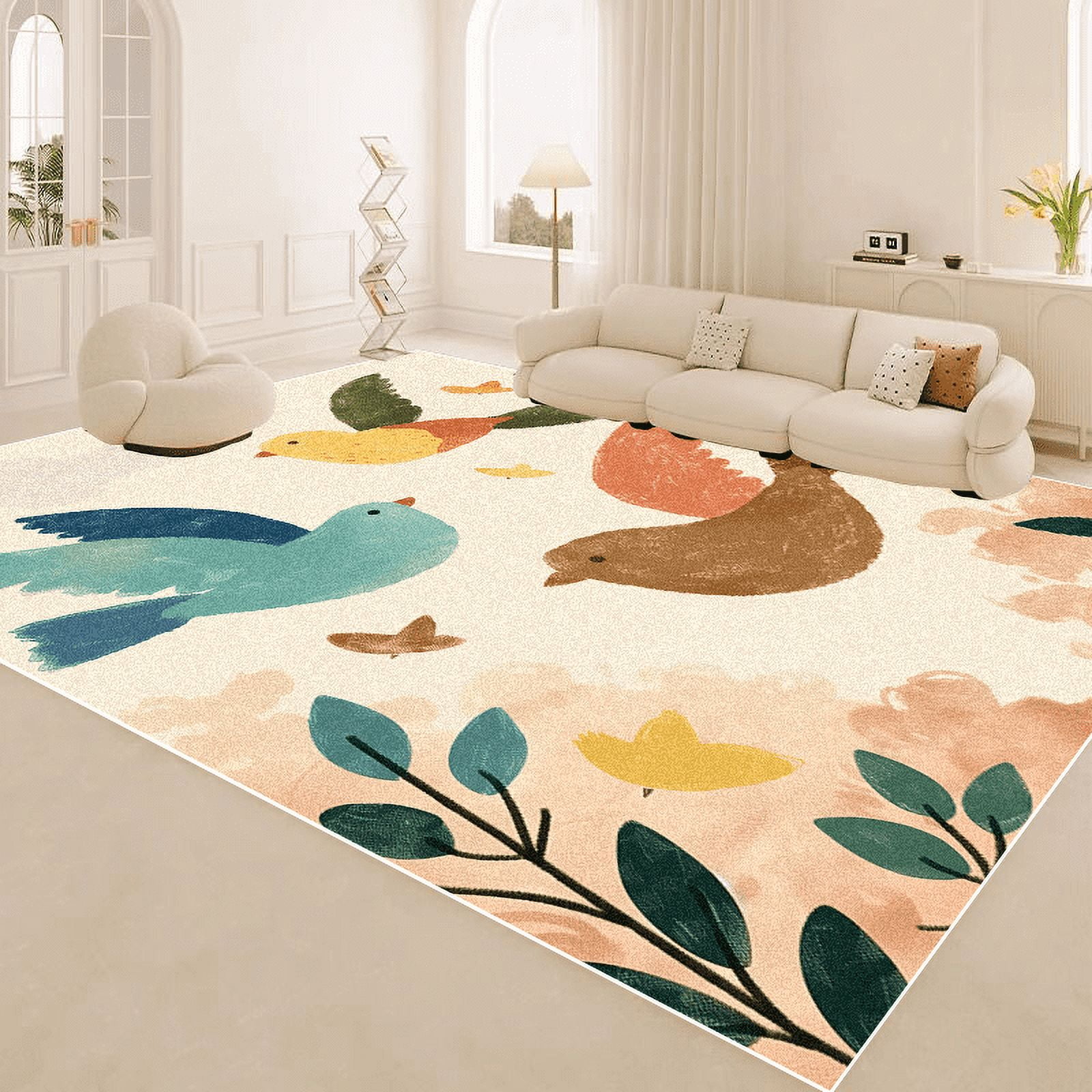 Modern ration Home Carpets Living Room Cartoon Rugs Bedroom Bedside ...