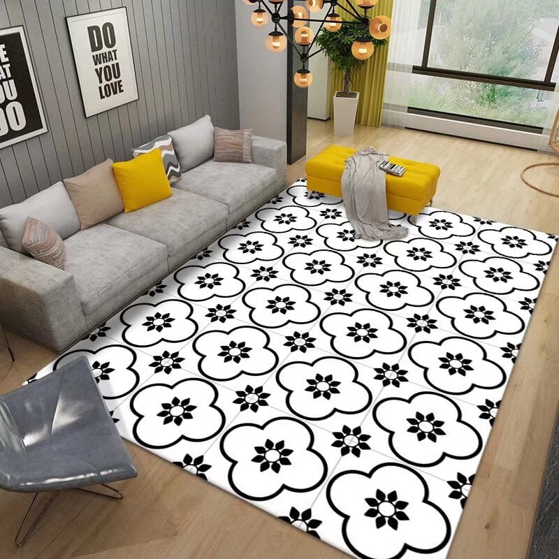 Modern ration Home Carpets for Living Room Simple Geometric Lounge Sofa ...