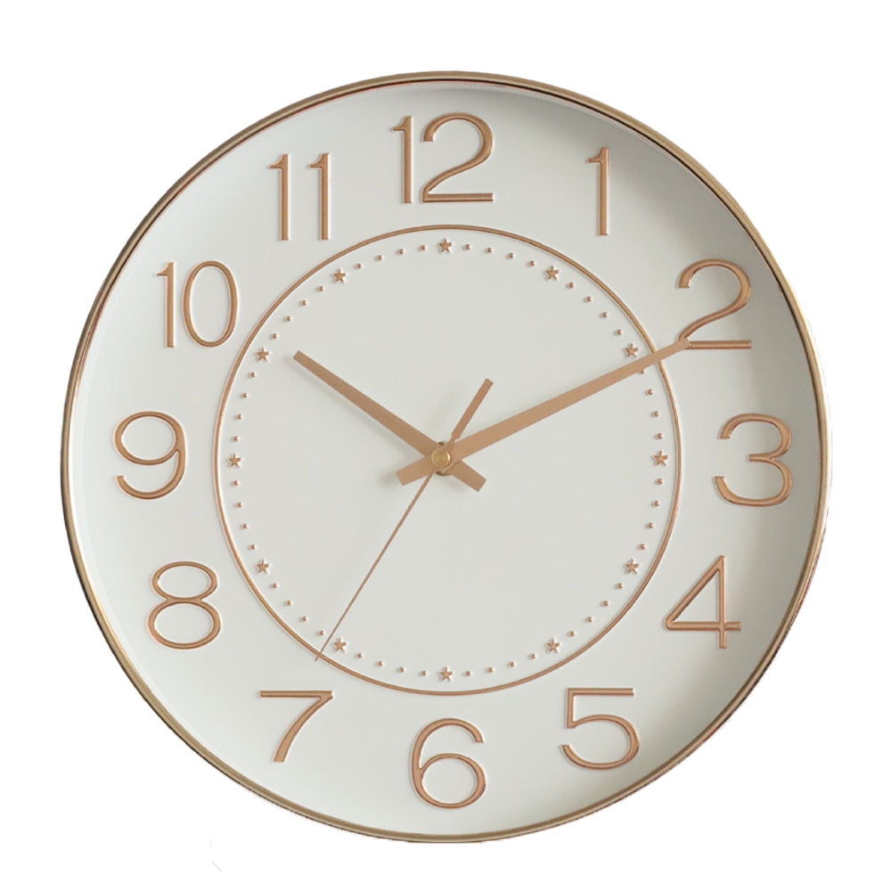 Modern silent wall clock for office, school and classroom decoration ...