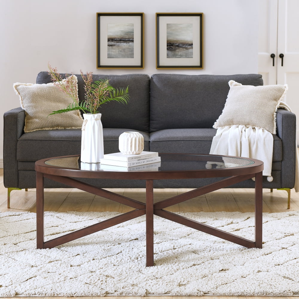 Modern simple glass coffee table, tempered glass coffee table solid ...
