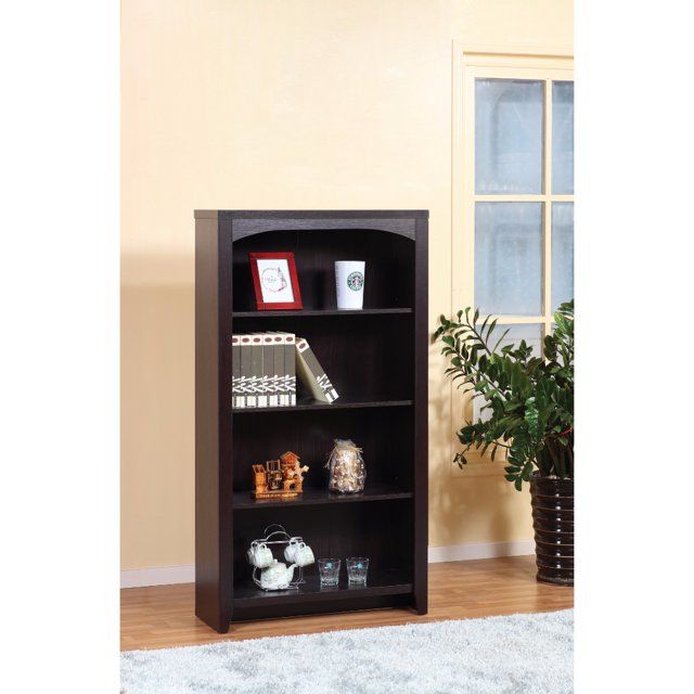 Modern style 4-Tier Bookcase With 4 Open Shelves. - Walmart.com