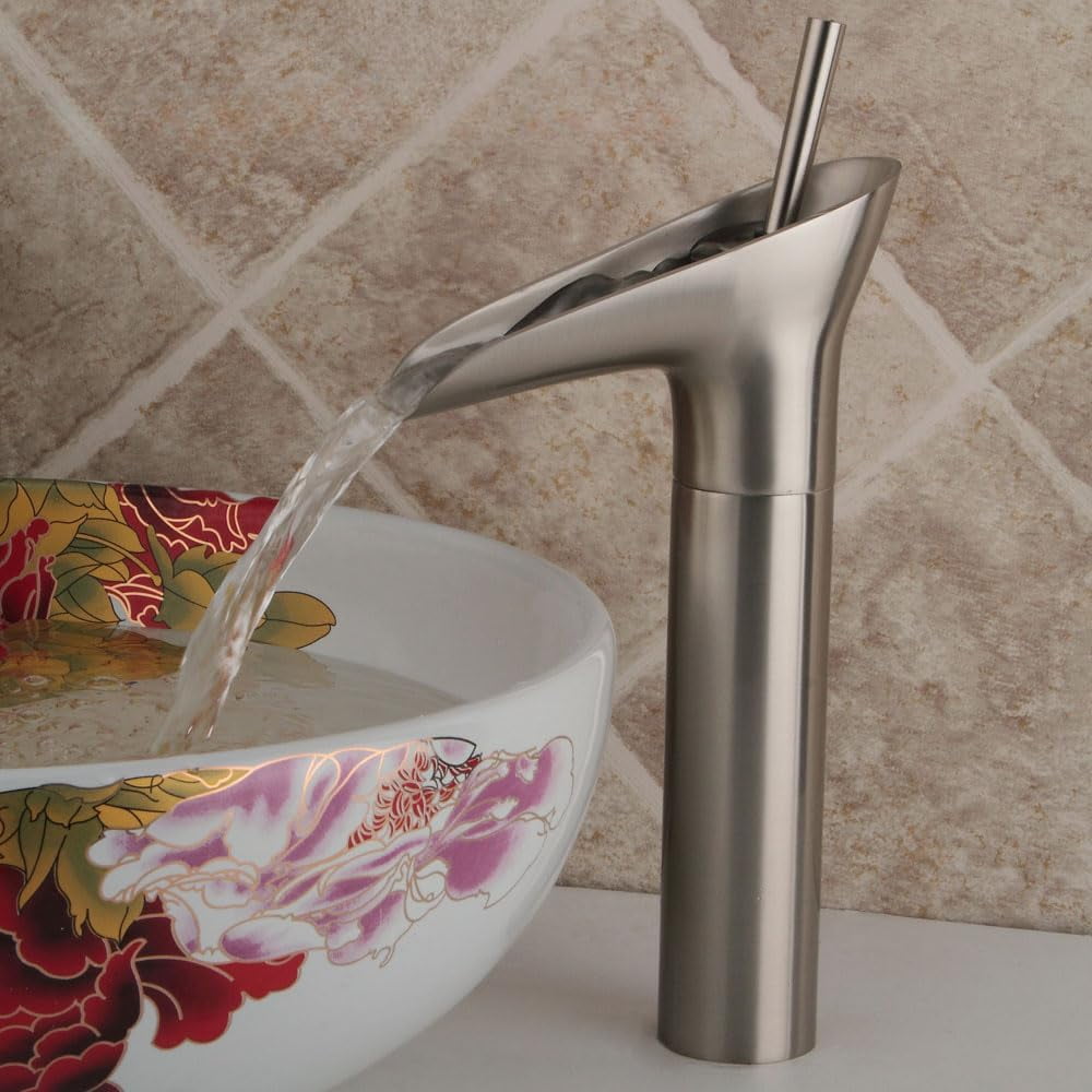 Modern washbasin Design Bathroom Faucet Mixer Waterfall Hot and Cold ...