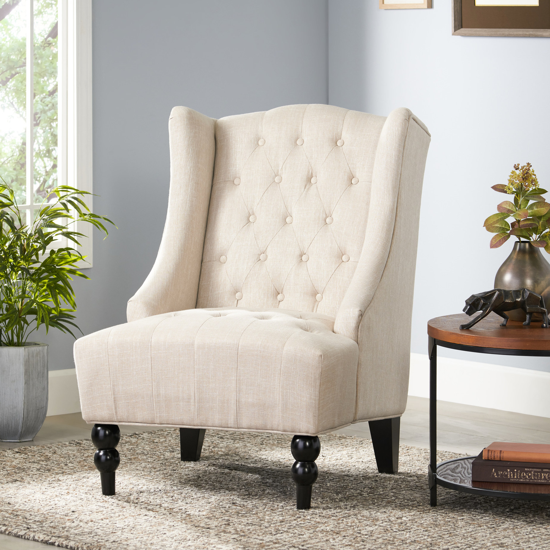 Modern wingback style | Updating the look of your living space ...