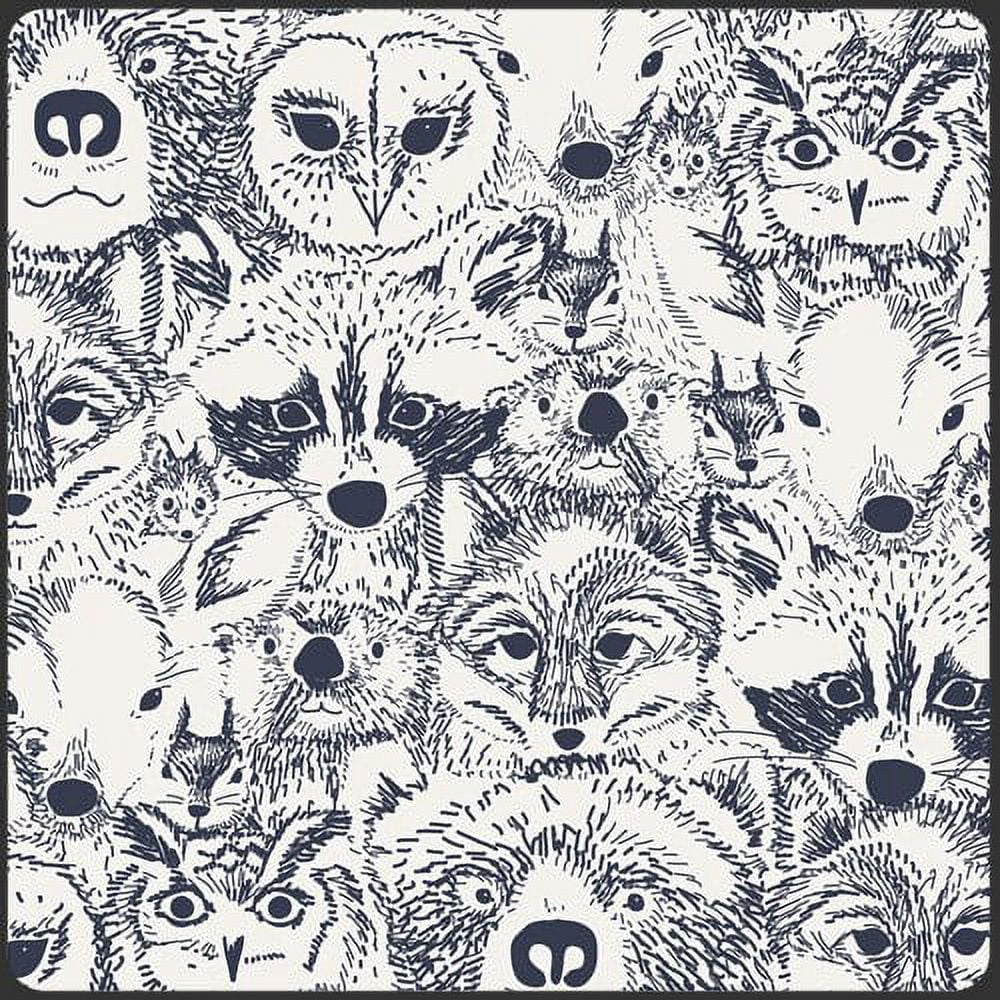 Modern woodland animals, Menagerie Onyx, Art Gallery, Sold by the ...