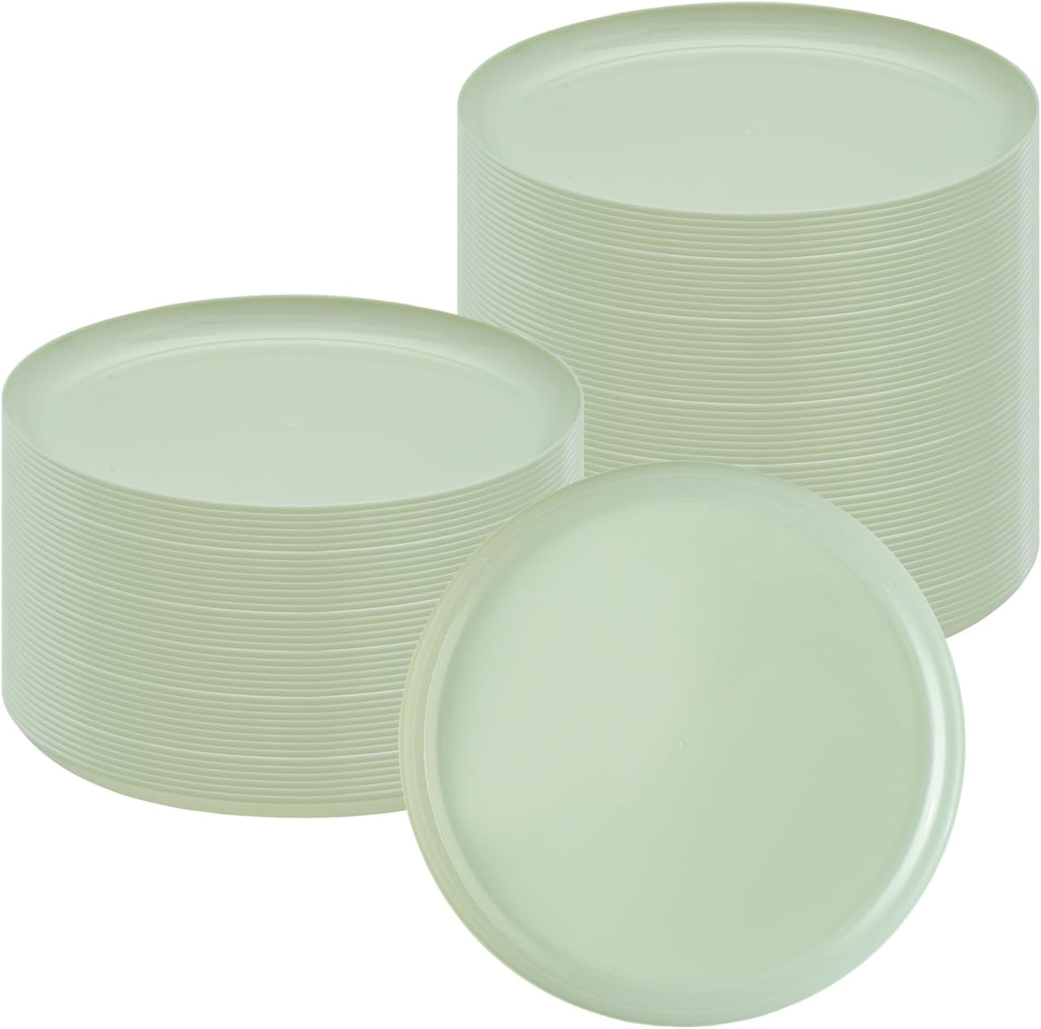 Moderna 8.6 Inch Premium Disposable Plates, 40 Round Plastic Plates For ...